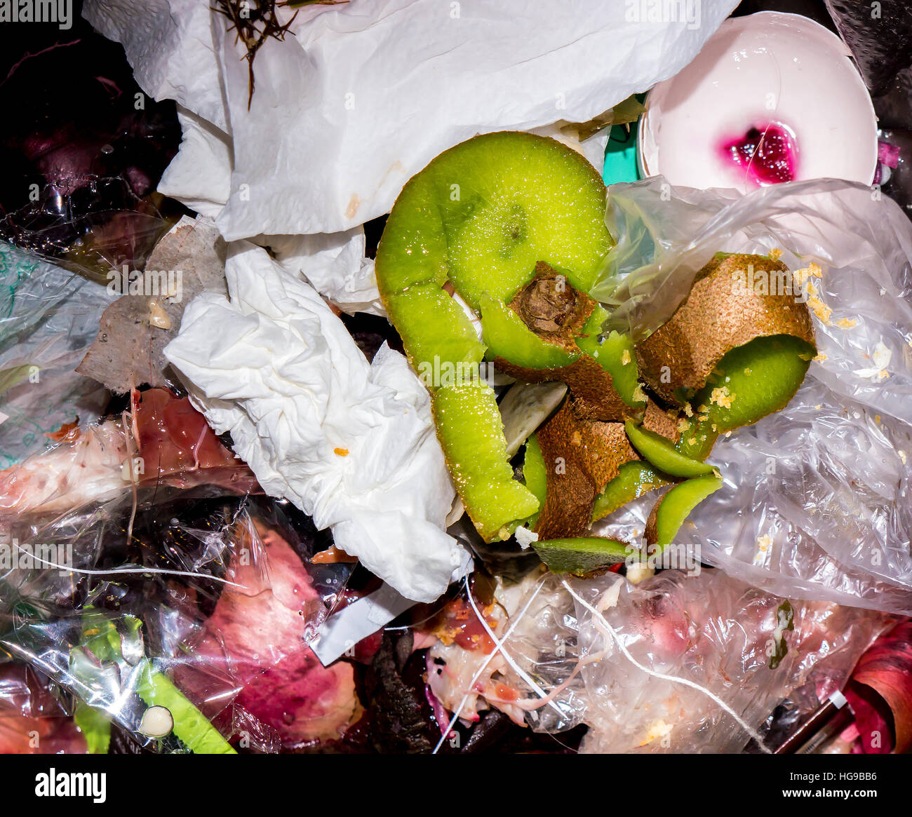 The food garbage texture and objects Stock Photo - Alamy
