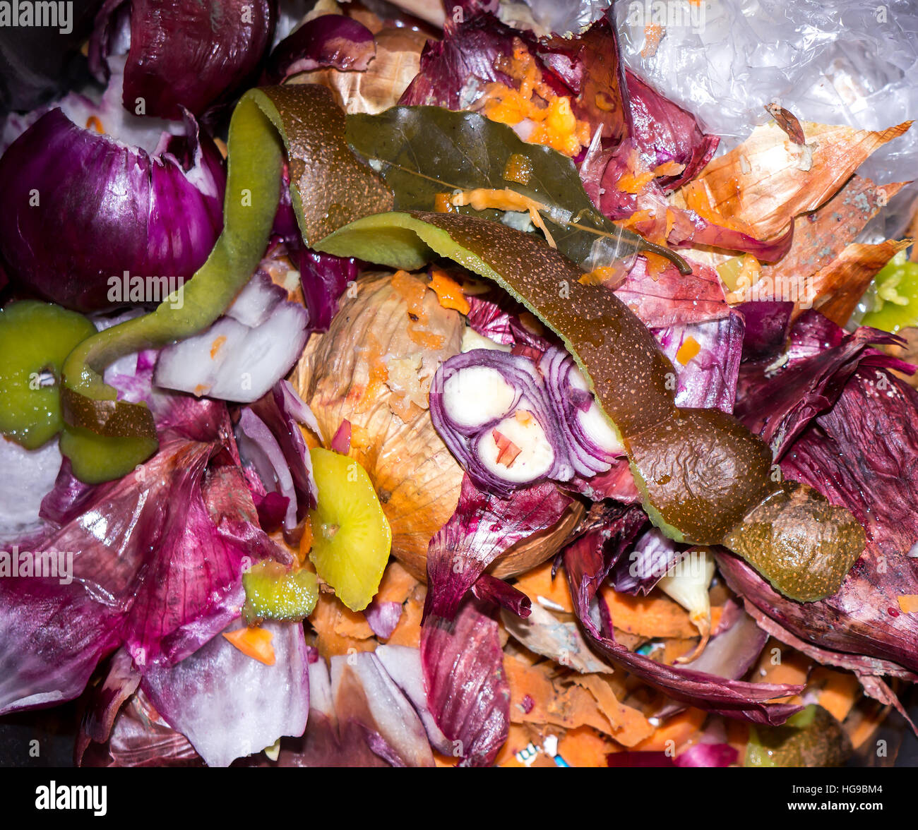 The food garbage texture and objects Stock Photo - Alamy