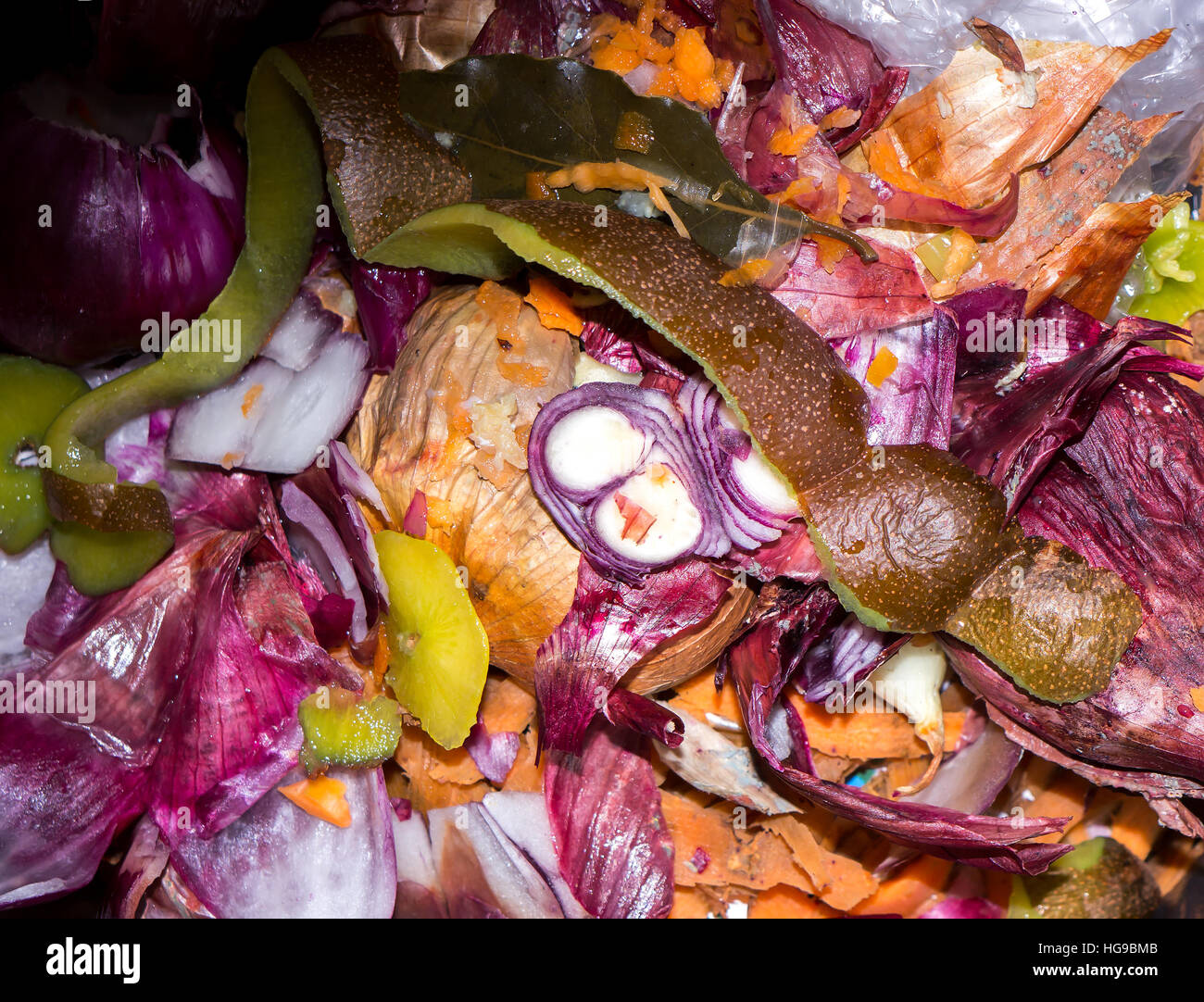 The food garbage texture and objects Stock Photo - Alamy