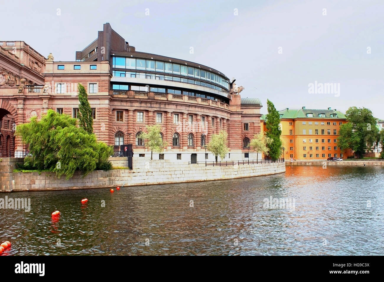 Swedish parliament building, Stockholm, Sweden Stock Photo - Alamy