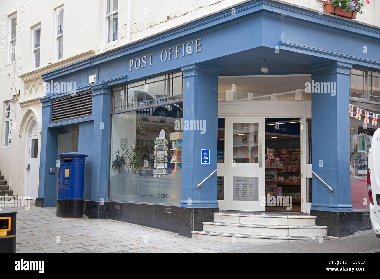 Smith Street Post Office at St Peter Port Stock Photo - Alamy