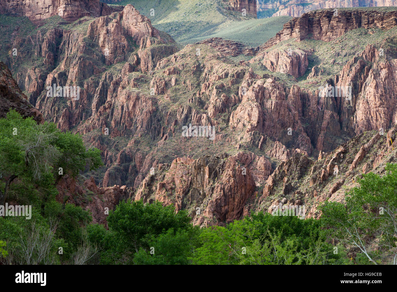 Vishnu basement rocks hi-res stock photography and images - Alamy