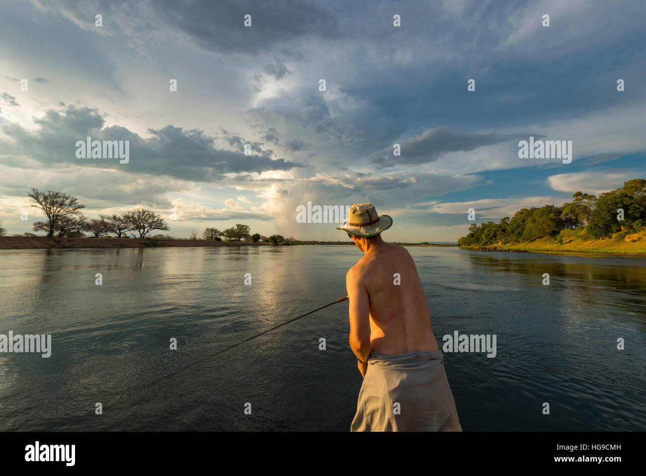 Fishing angling bream tiger Zambezi River Zimbabwe Stock Photo - Alamy