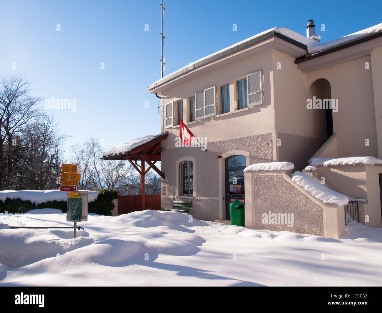 Funicular monte bre lugano ticino hi-res stock photography and images ...