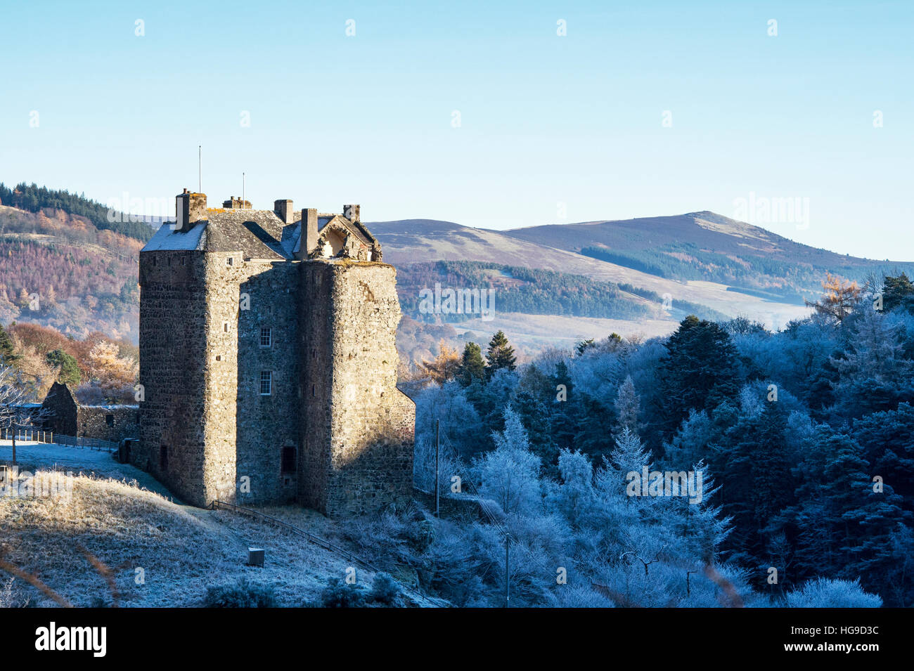 Historic castle borders hi-res stock photography and images - Alamy