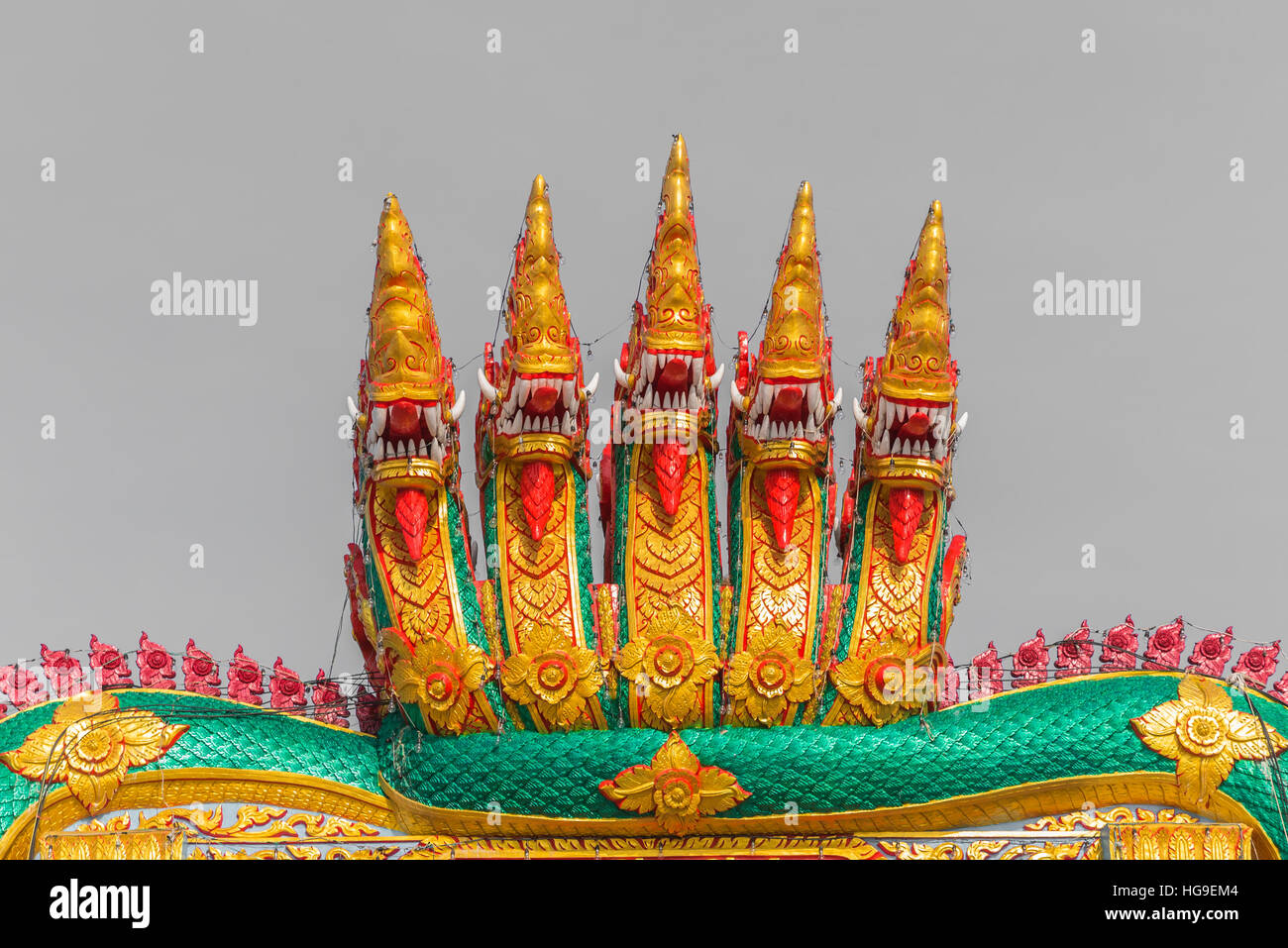 Archaeology history naga temple serpent cobra snake hi-res stock ...