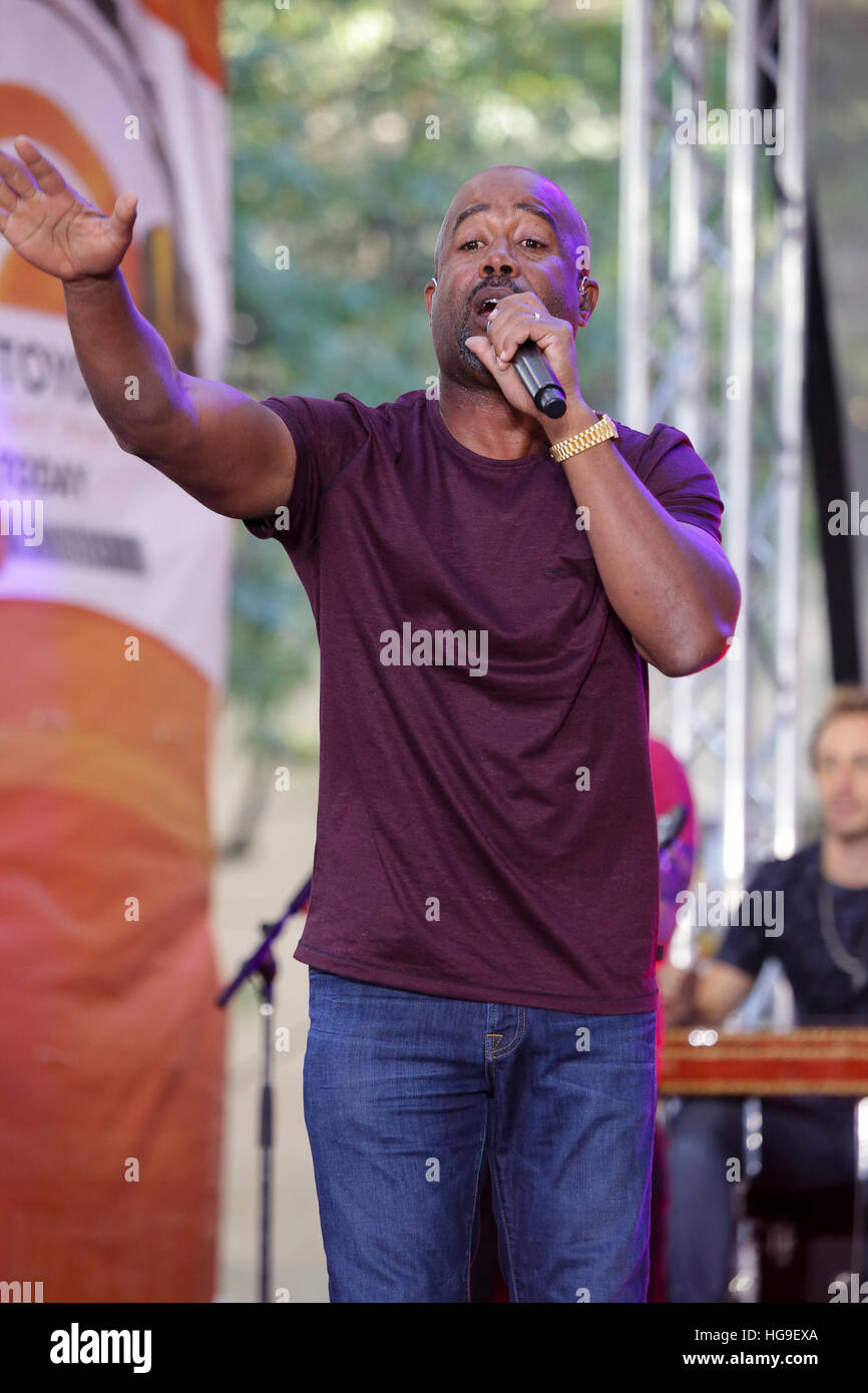 Darius Rucker performs on the Today Show during his 'Southern Style ...
