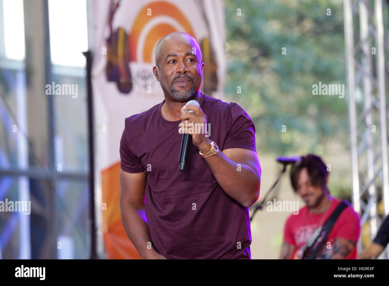 Darius Rucker performs on the Today Show during his 'Southern Style ...
