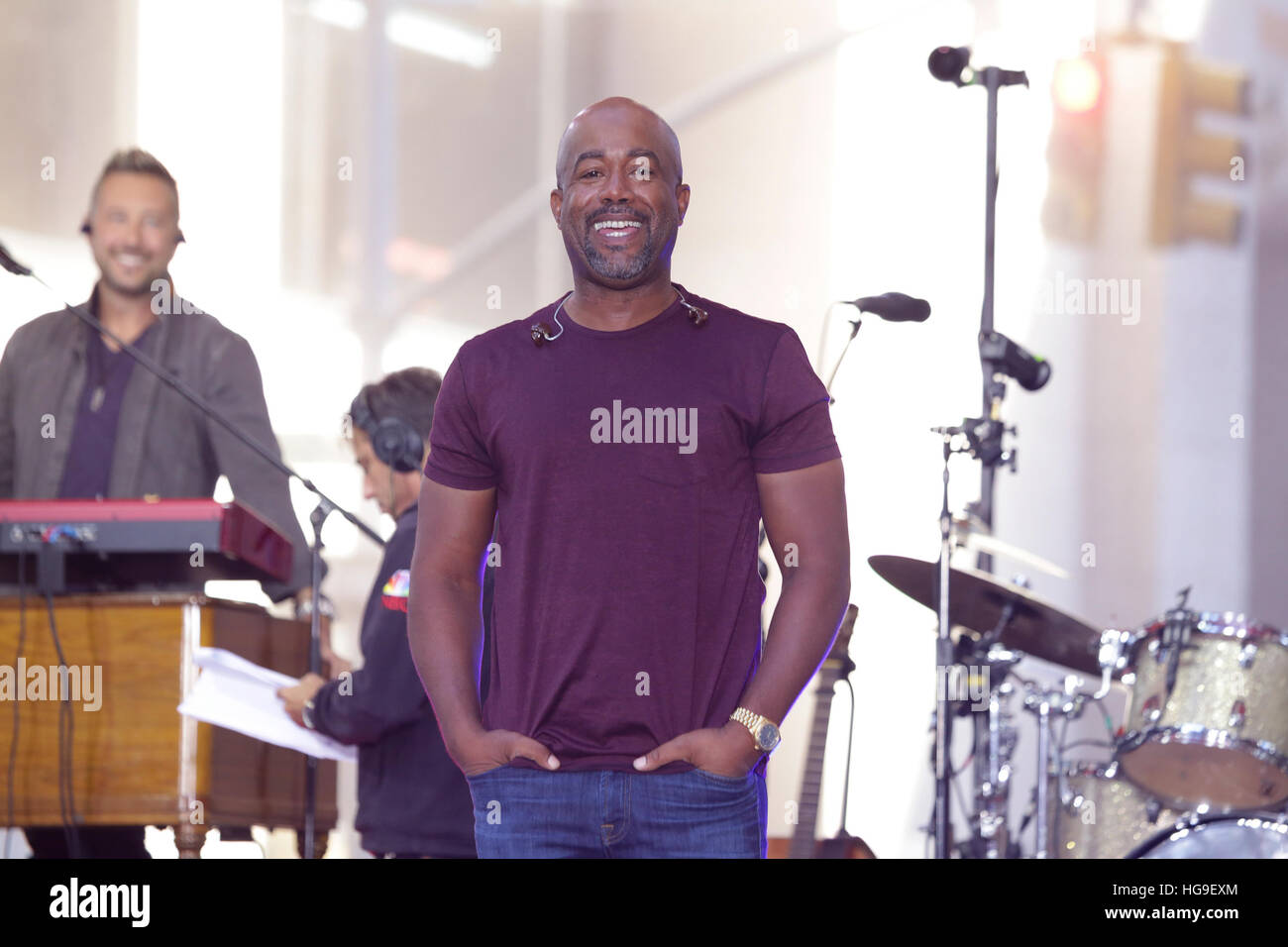 Darius Rucker performs on the Today Show during his 'Southern Style ...