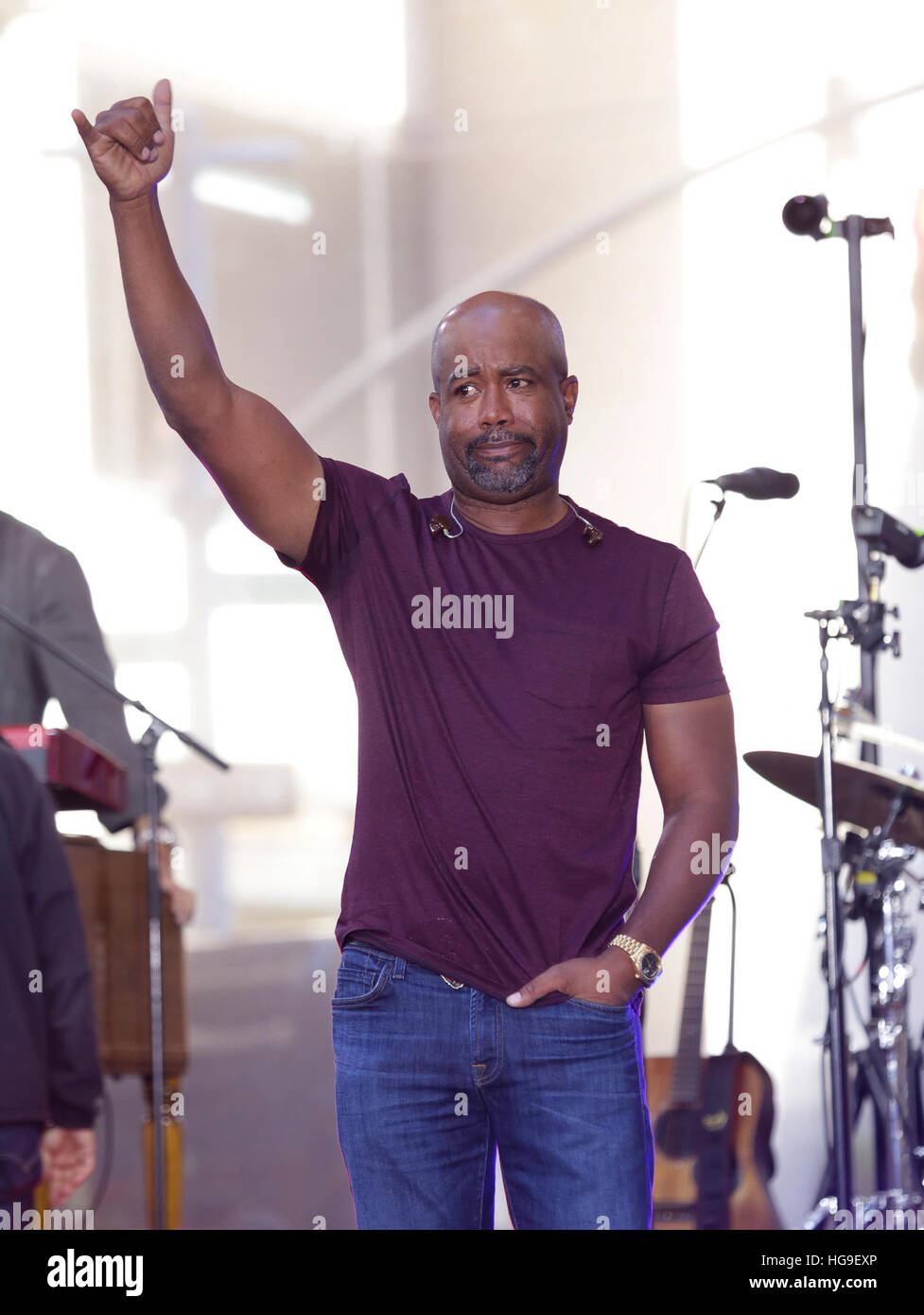 Darius Rucker performs on the Today Show during his 'Southern Style ...