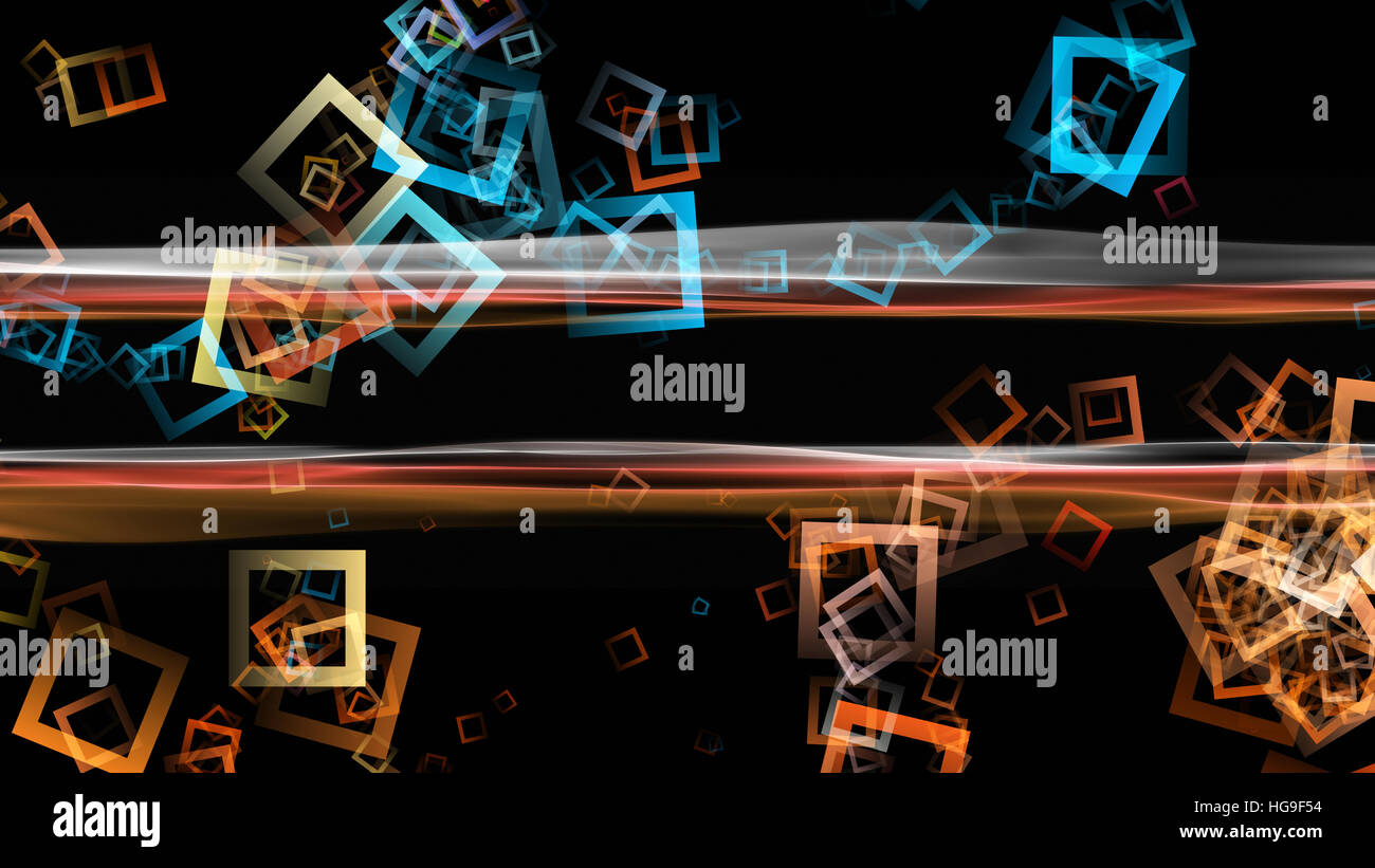 Futuristic square background design illustration with waves Stock Photo ...