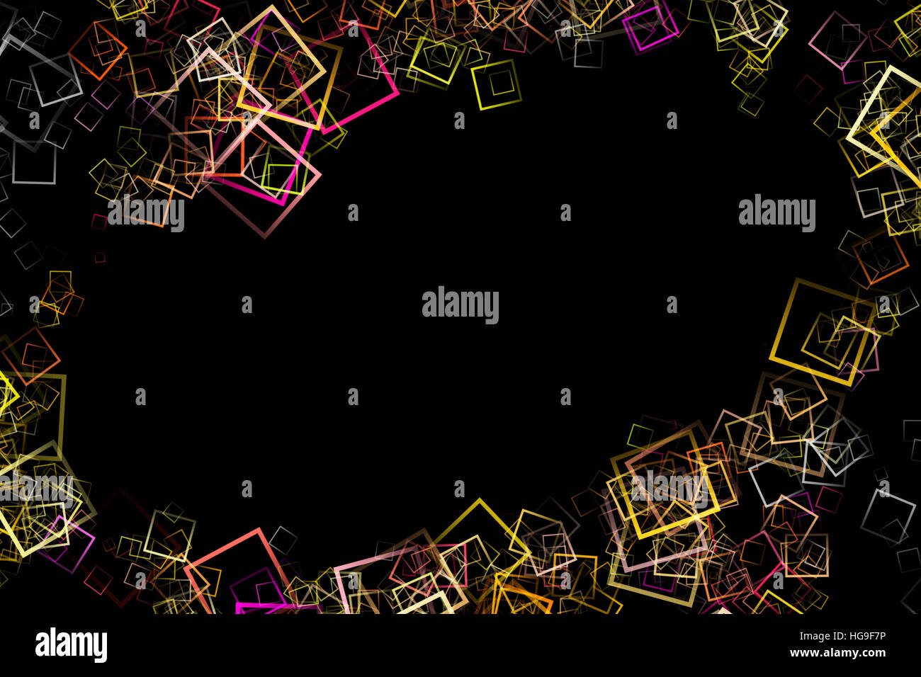 Futuristic square background design illustration with space for your ...