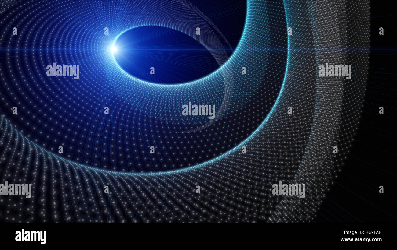 Futuristic technology wave background design with lights Stock Photo ...