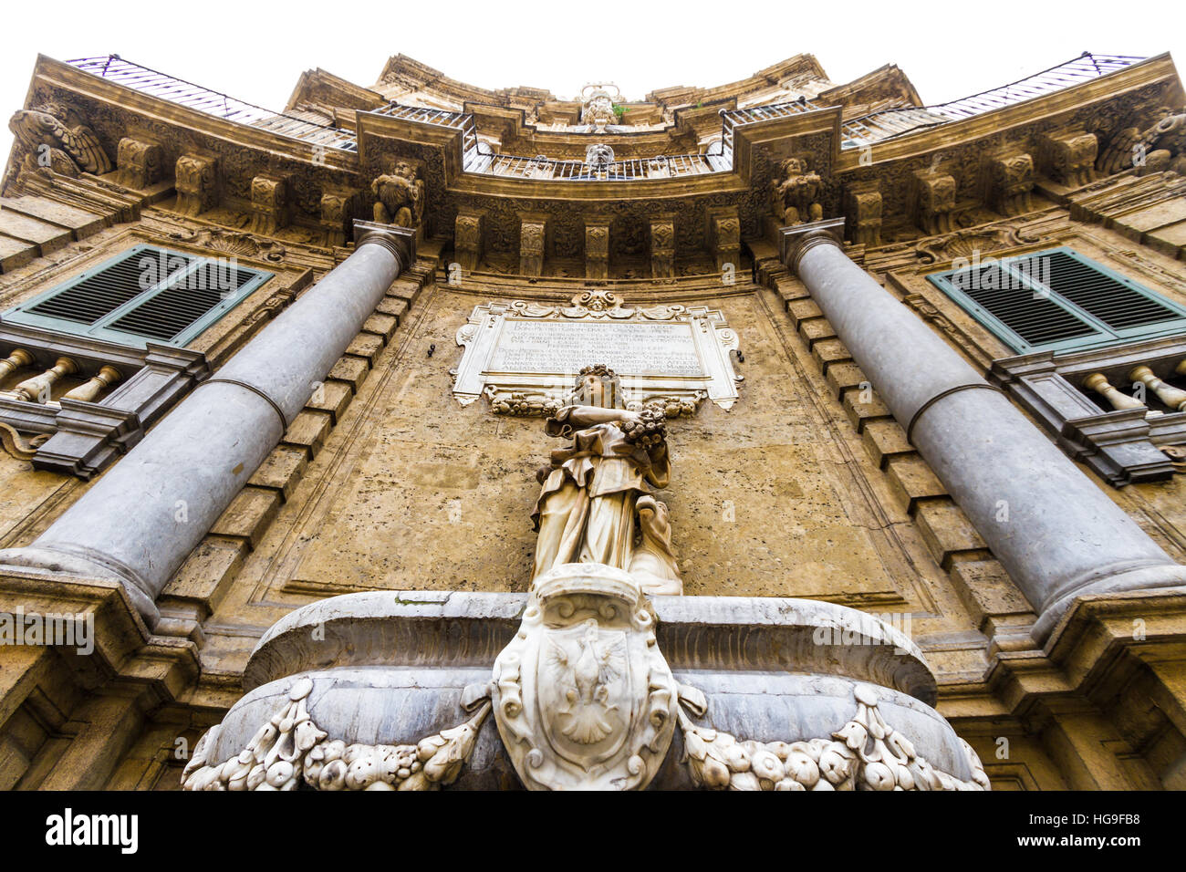 Quattro Canti, (Piazza Vigliena), is a Baroque square in Palermo ...