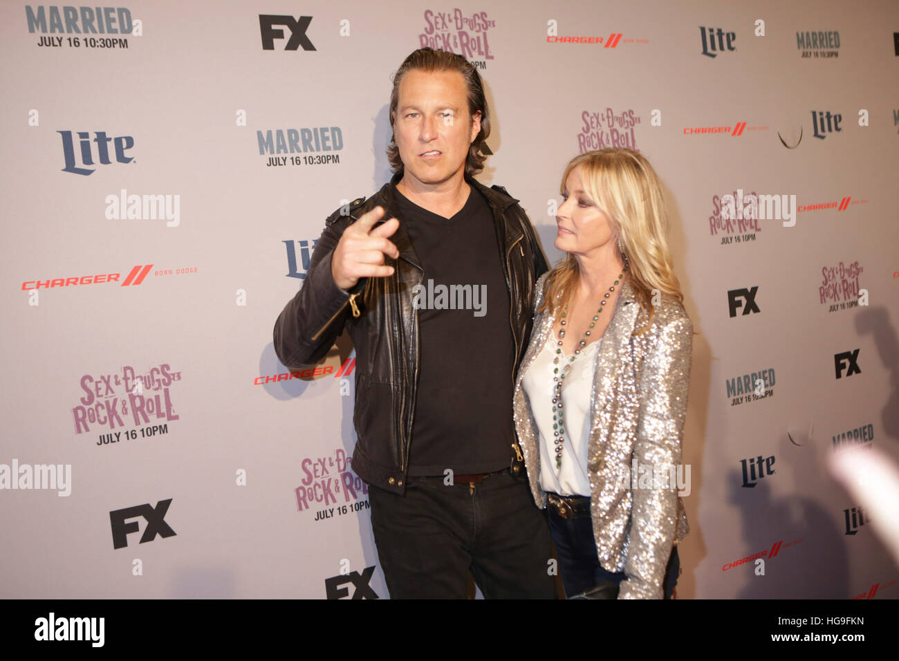 John Corbett and Bo Derek arrive at FX's Sex&Drugs&Rock&Roll and ...