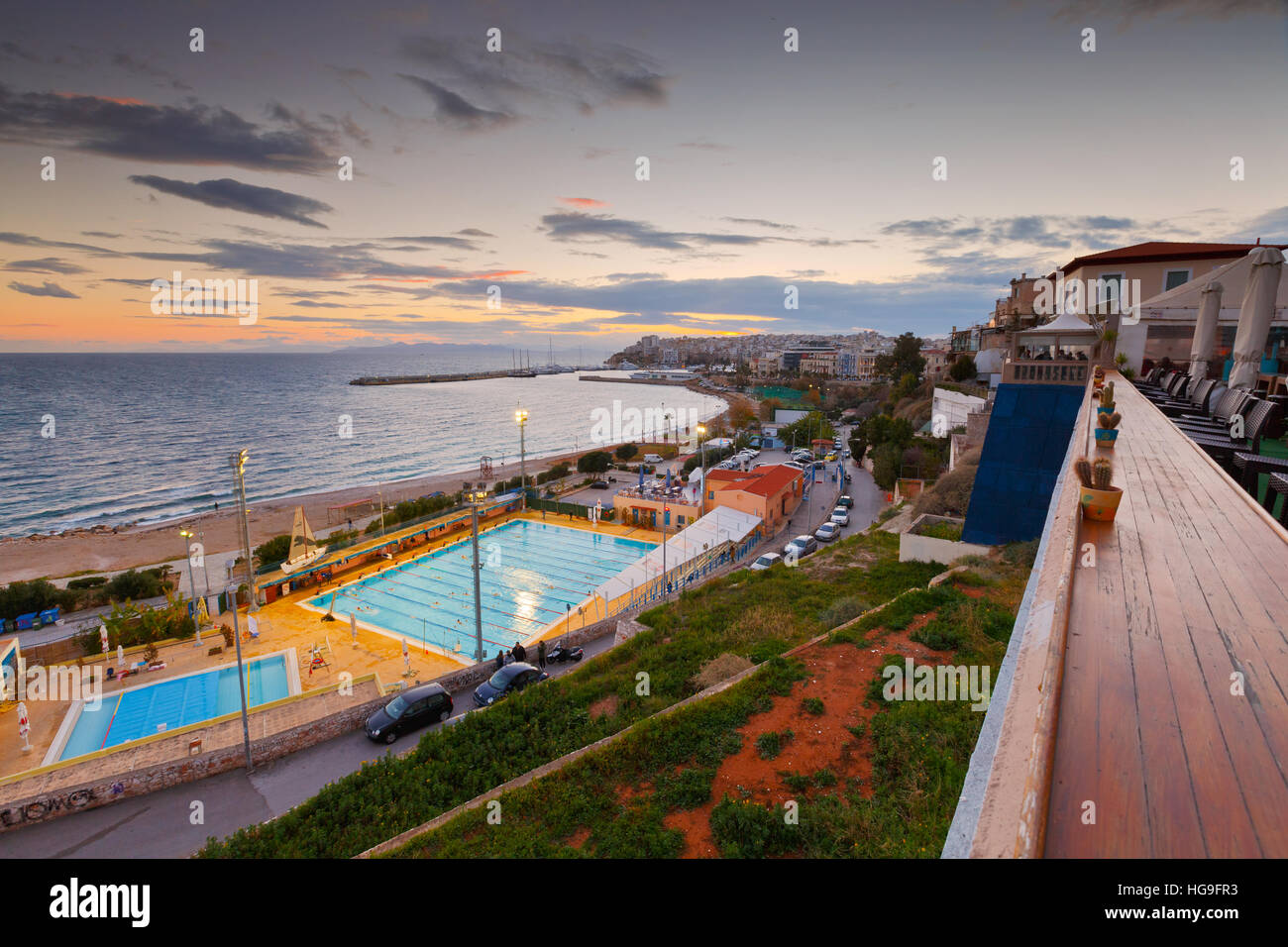 Athens beach pool hi-res stock photography and images - Alamy