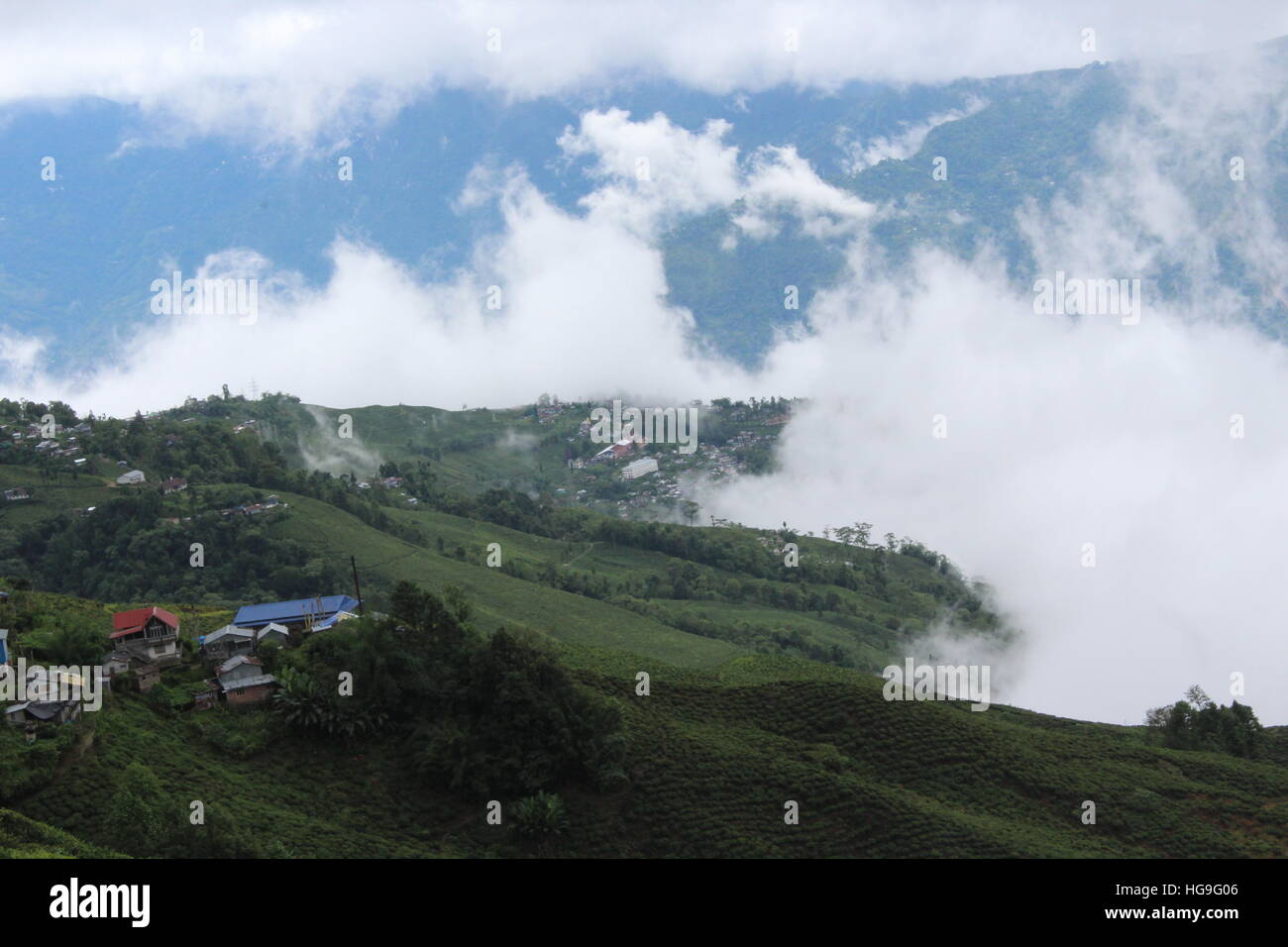Darjeeling-Queen of Hills Stock Photo - Alamy