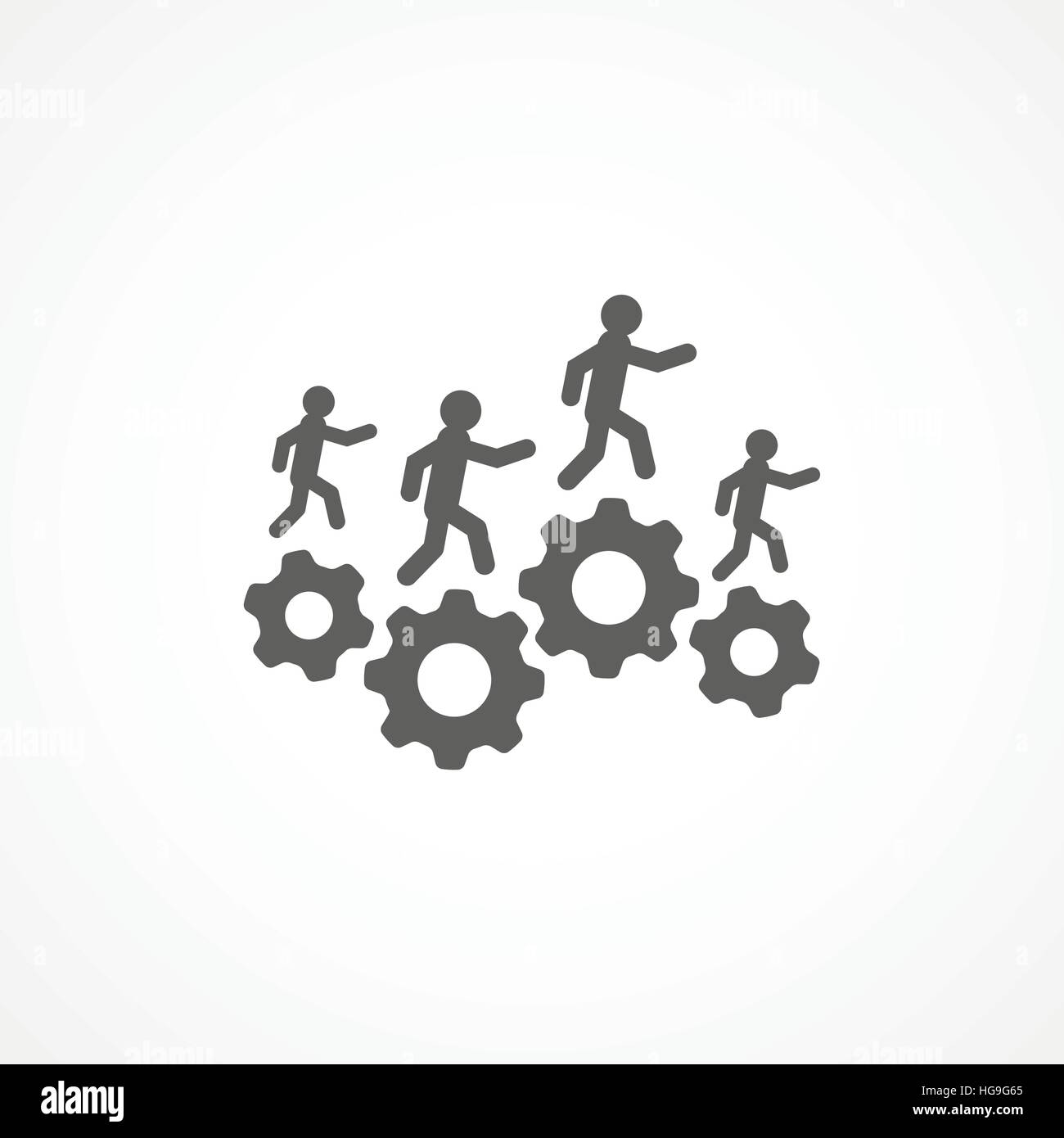 Human resources icon hi-res stock photography and images - Alamy