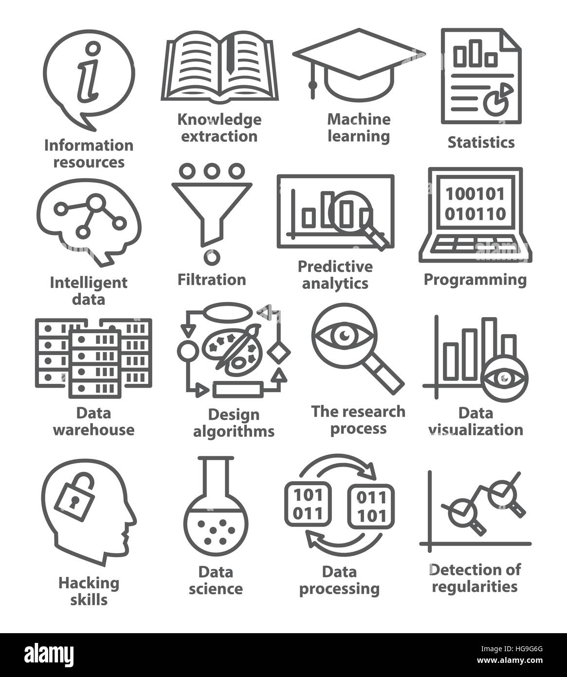 Data line Cut Out Stock Images & Pictures - Alamy