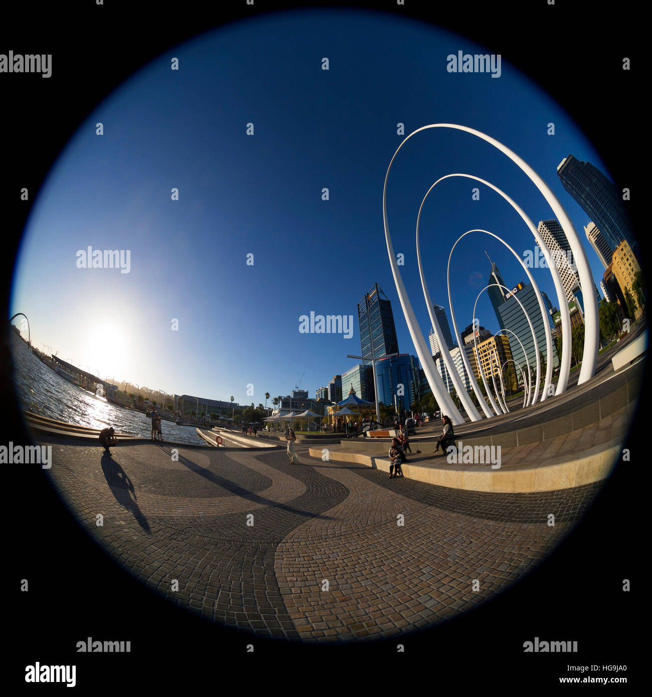 Elizabeth quay perth spanda hi-res stock photography and images - Alamy