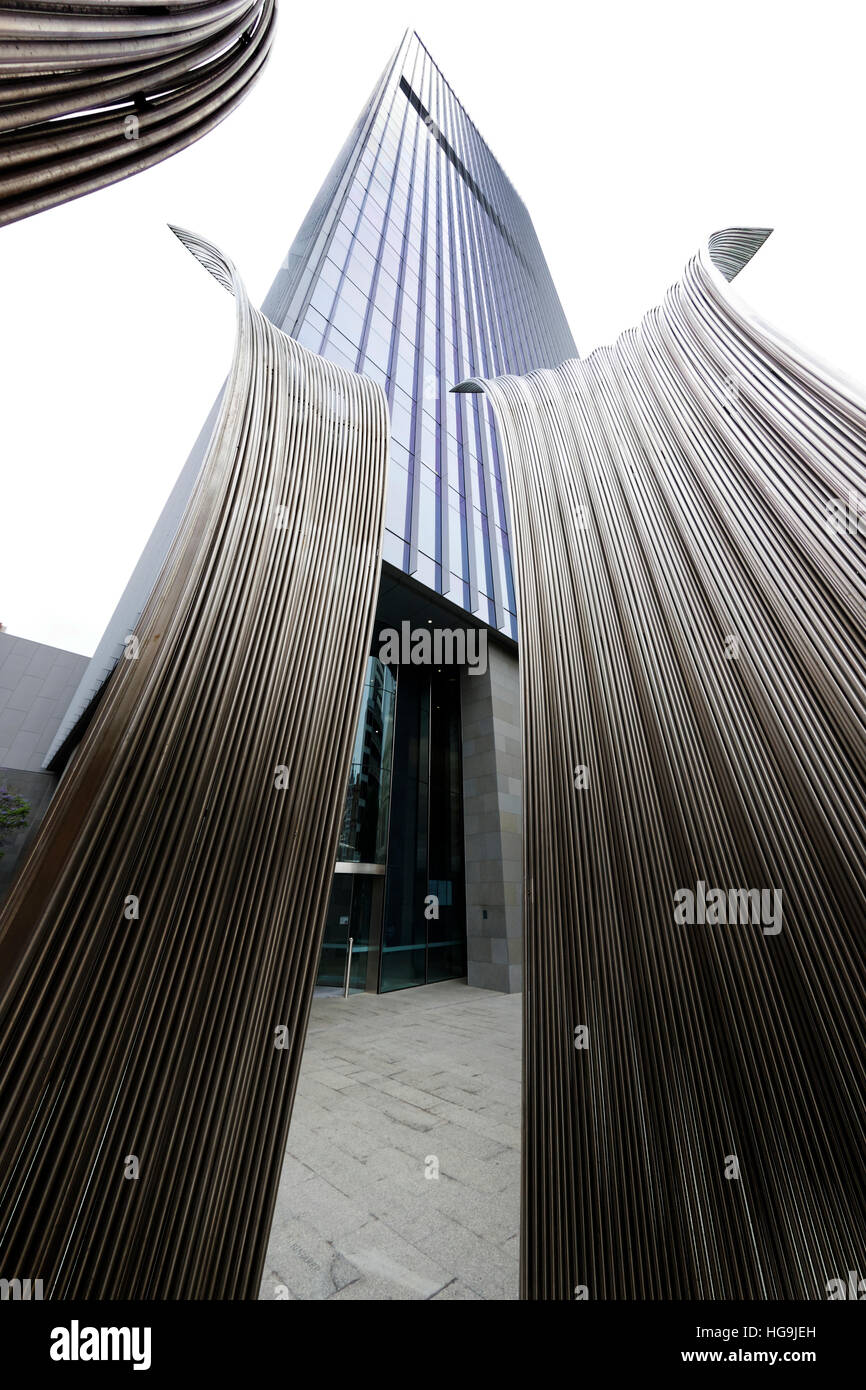 Sculpture in front of the Supreme Court, Perth, Western Australia Stock ...