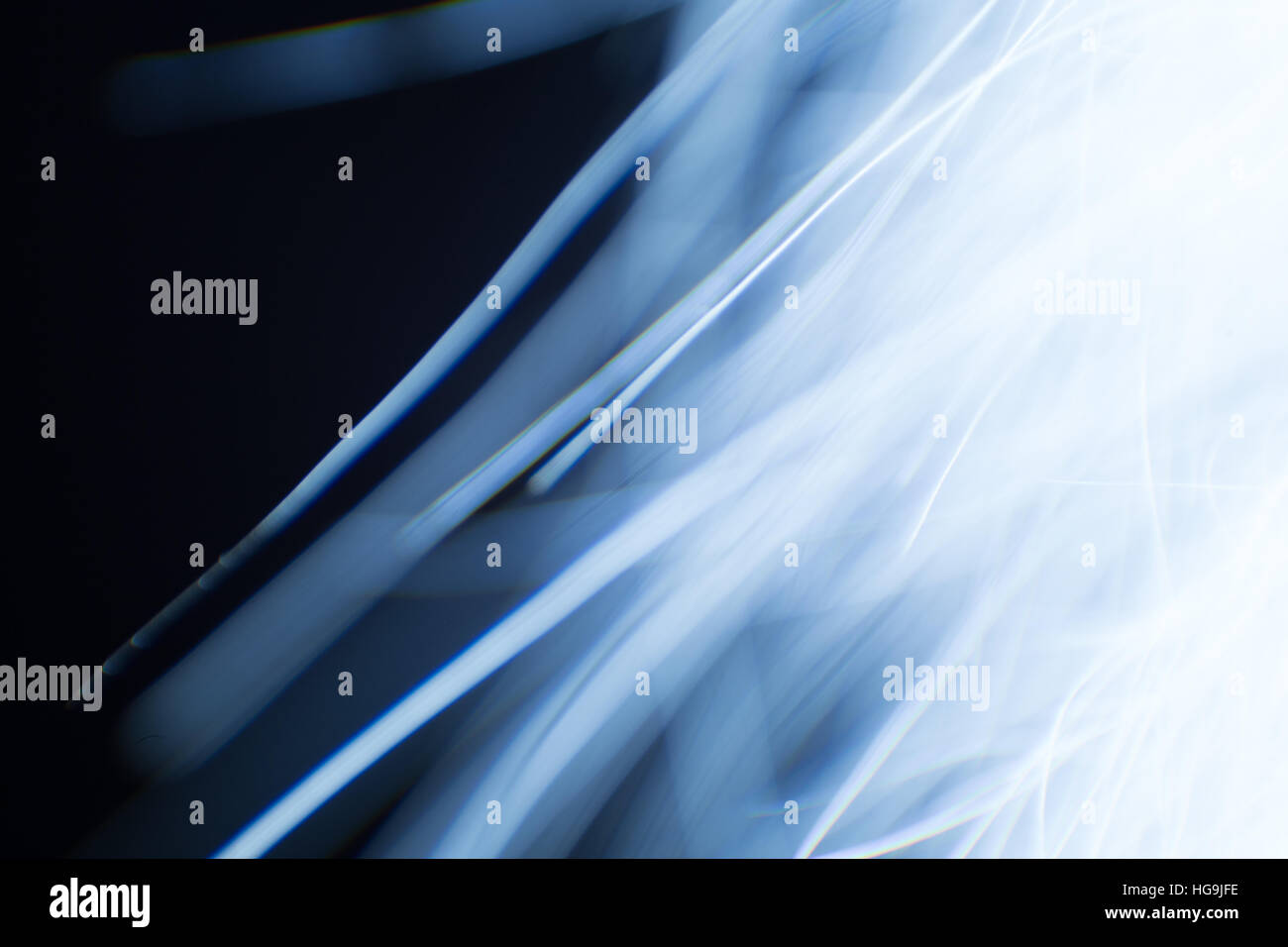 Abstract macro of fur in blue tones. Shallow depth of field, artistic ...