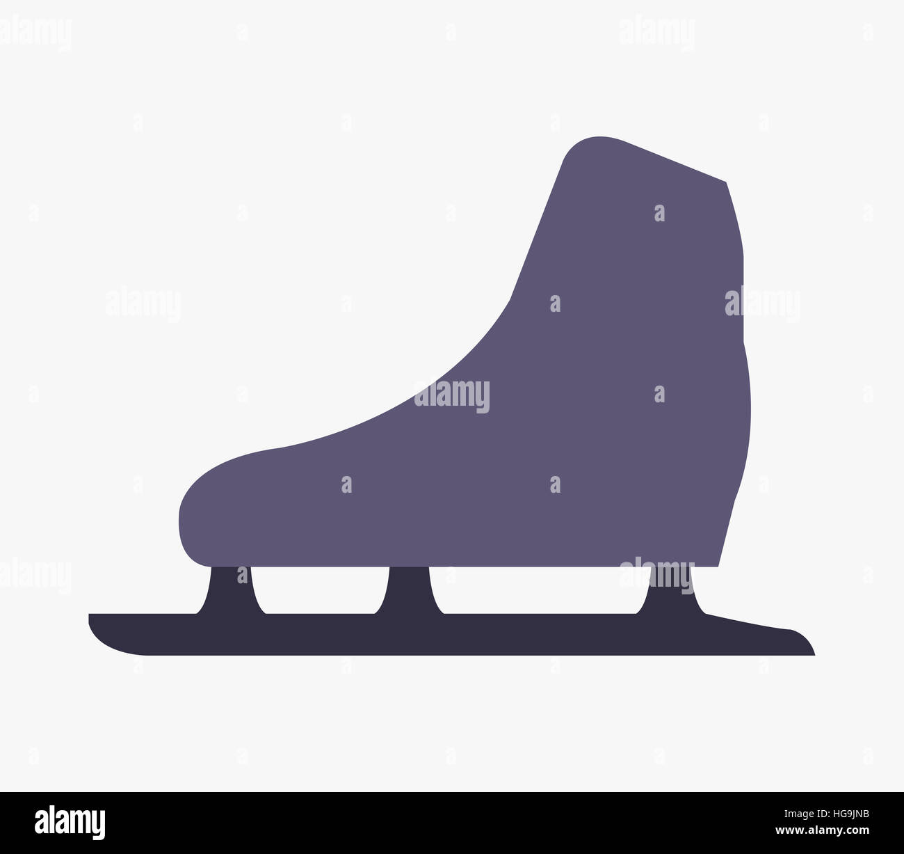 Icon ice shoes Stock Photo - Alamy