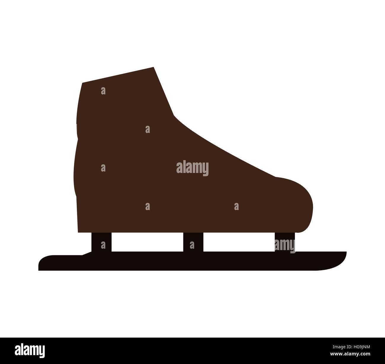 Icon ice shoes Stock Photo - Alamy