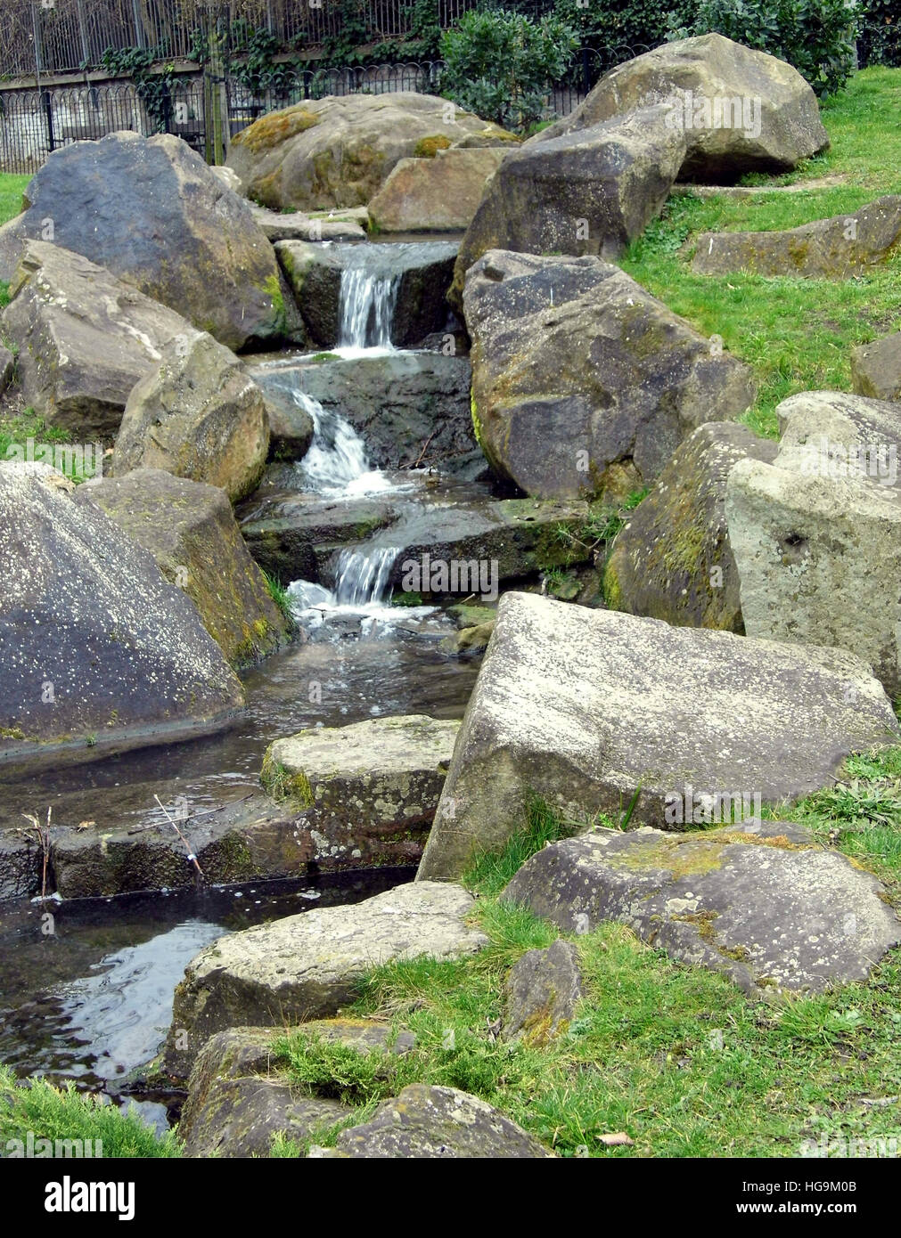 Small trickling waterfall hi-res stock photography and images - Alamy