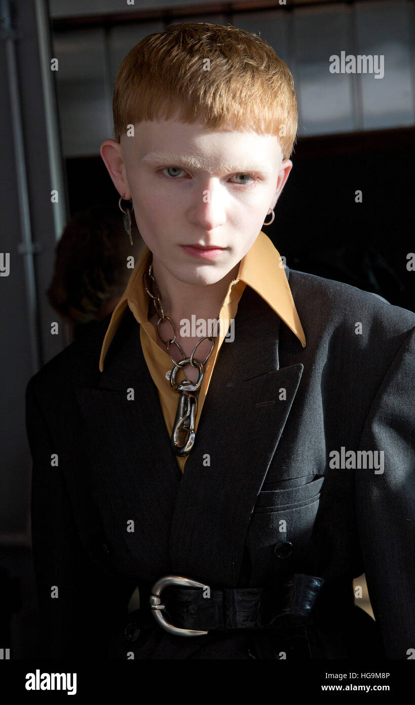 Fashionista Luke Smith, 19, from London, attends London Fashion Week ...