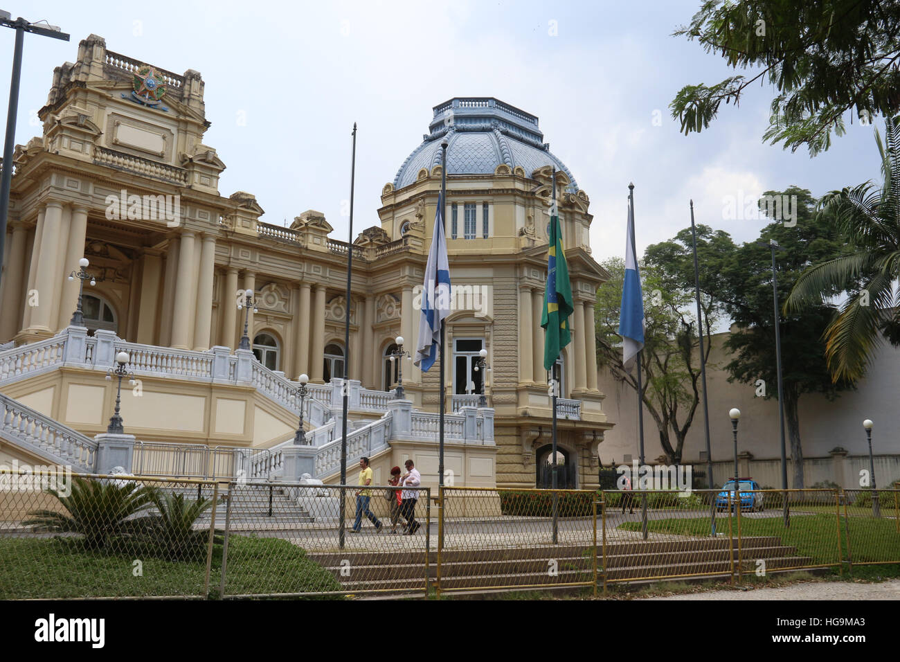 View of the building where the headquarters of the Government of the ...