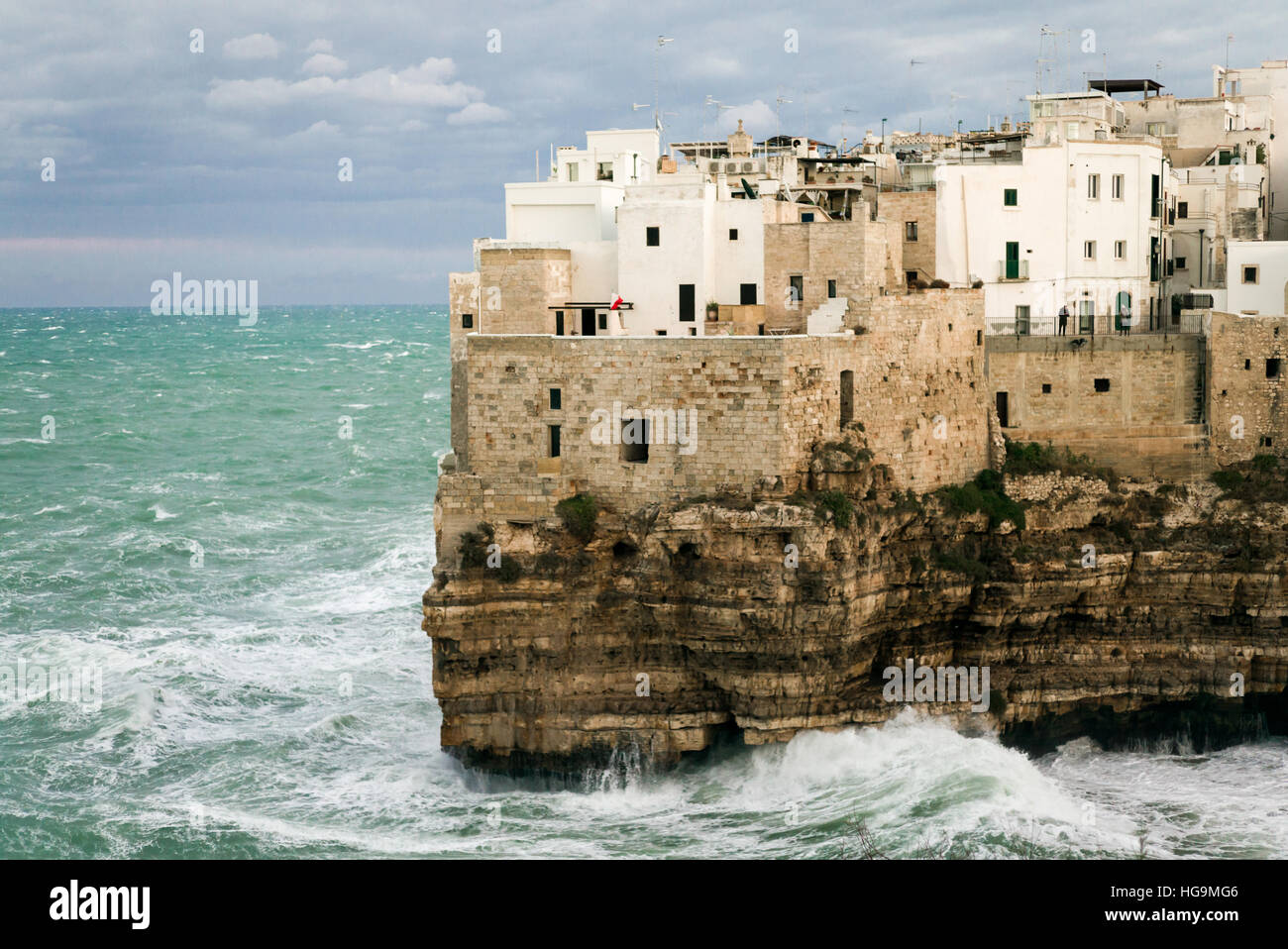 Polignano a Mare, the amazing village on the rocks, along the seaside ...