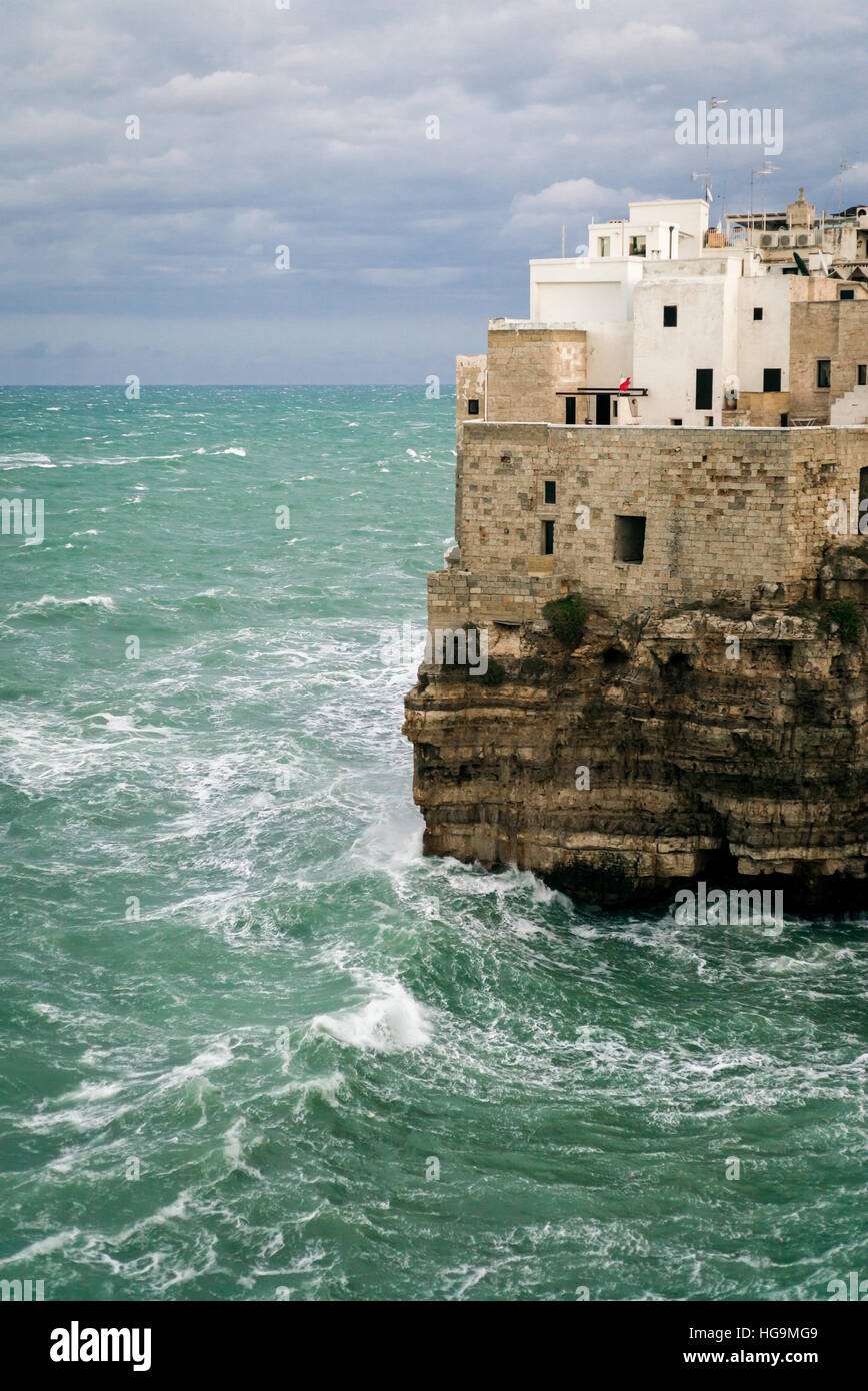 Polignano a Mare, the amazing village on the rocks, along the seaside ...