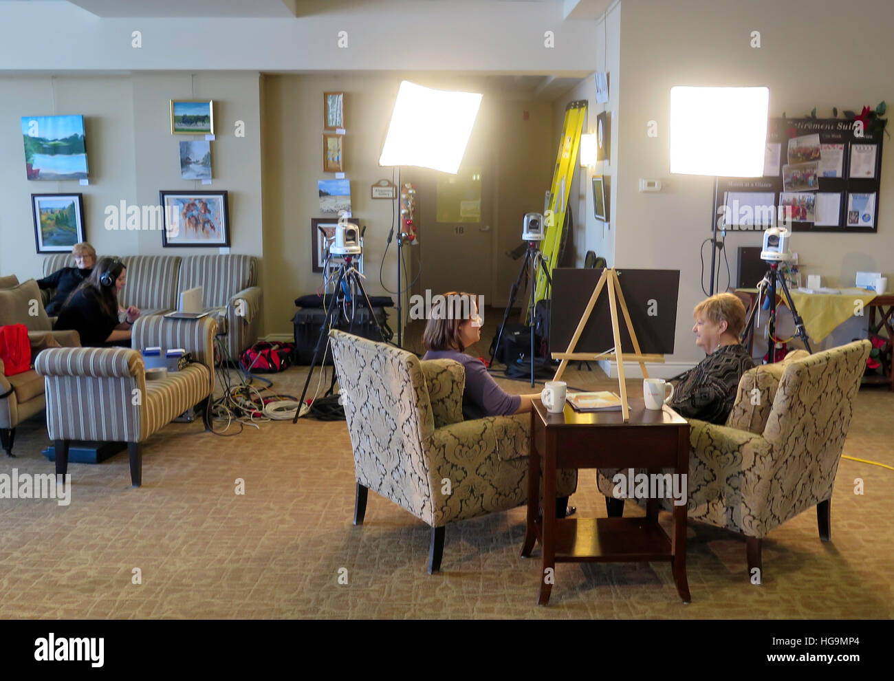 Location remote Television production, live video for broadcast from ...