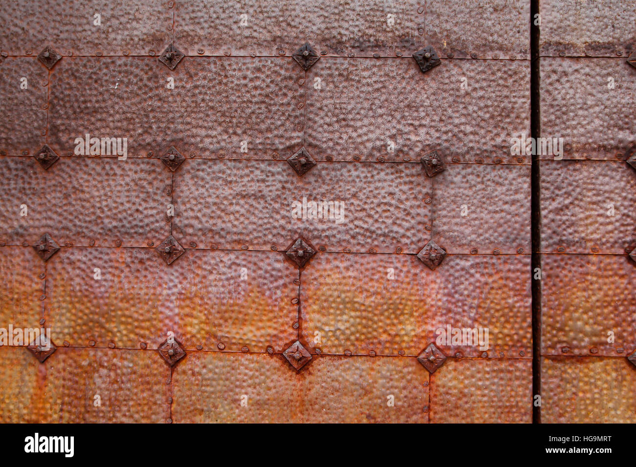 Old rusty metallic texture, from an antique door Stock Photo - Alamy