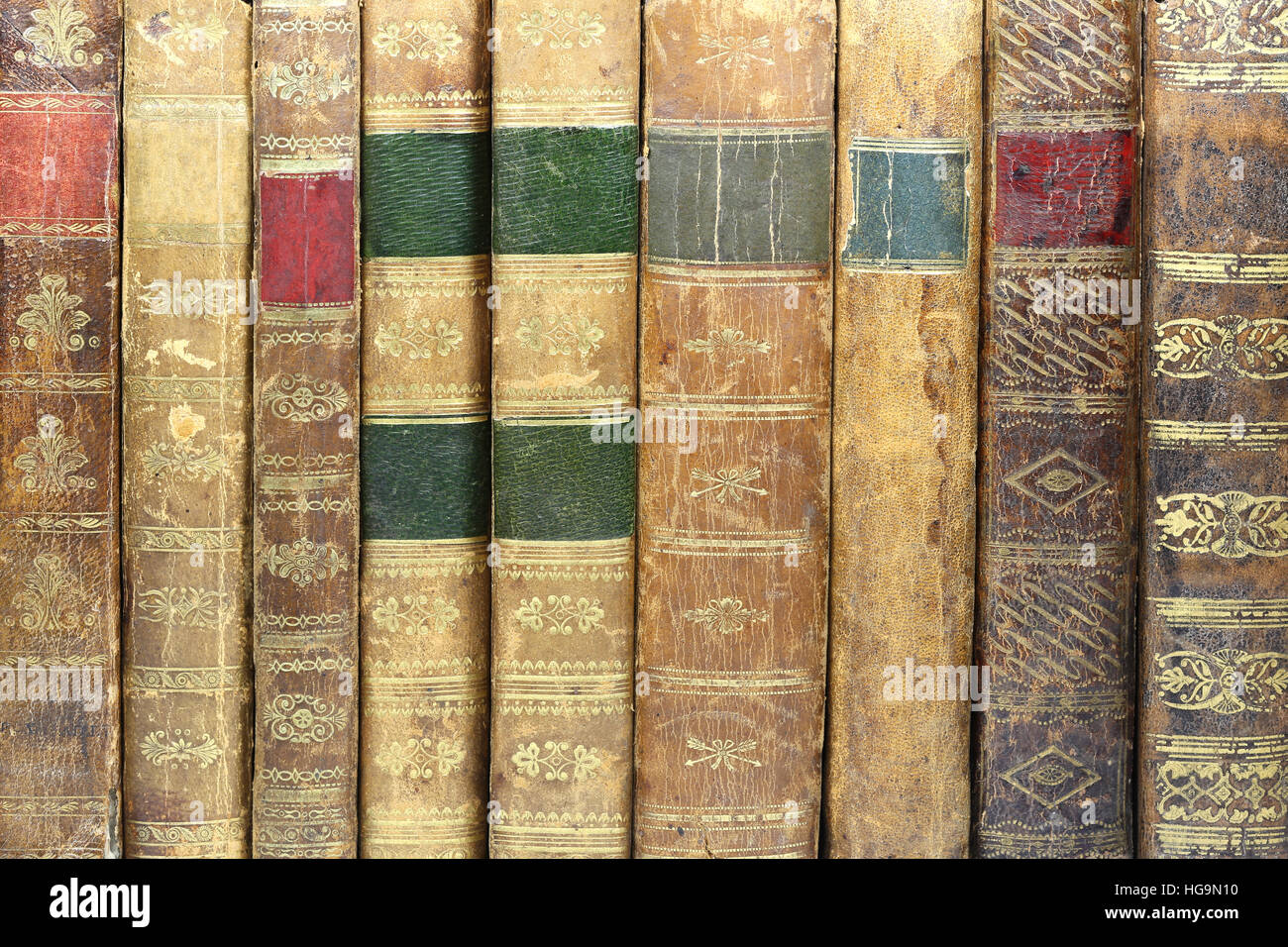 antique books for background use Stock Photo - Alamy