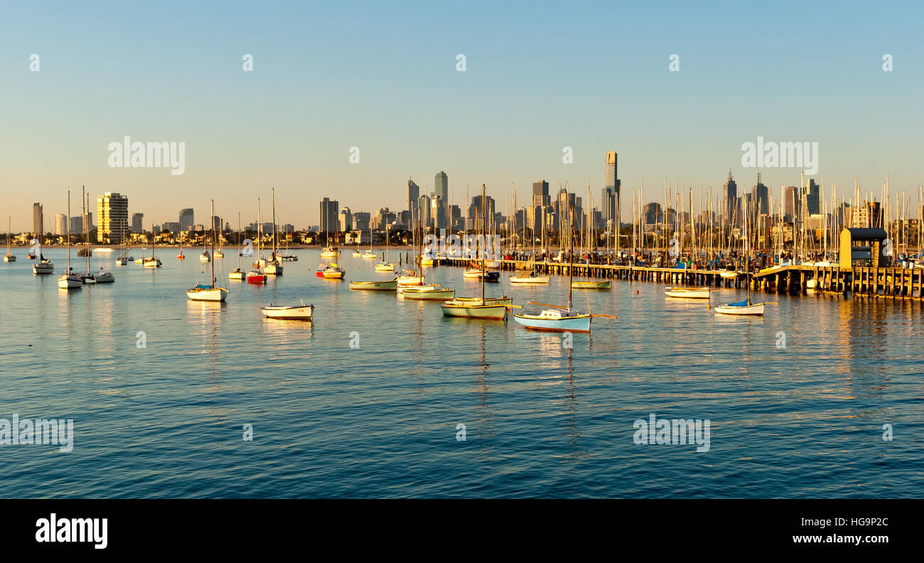 Skyline melbourne australia hi-res stock photography and images - Alamy