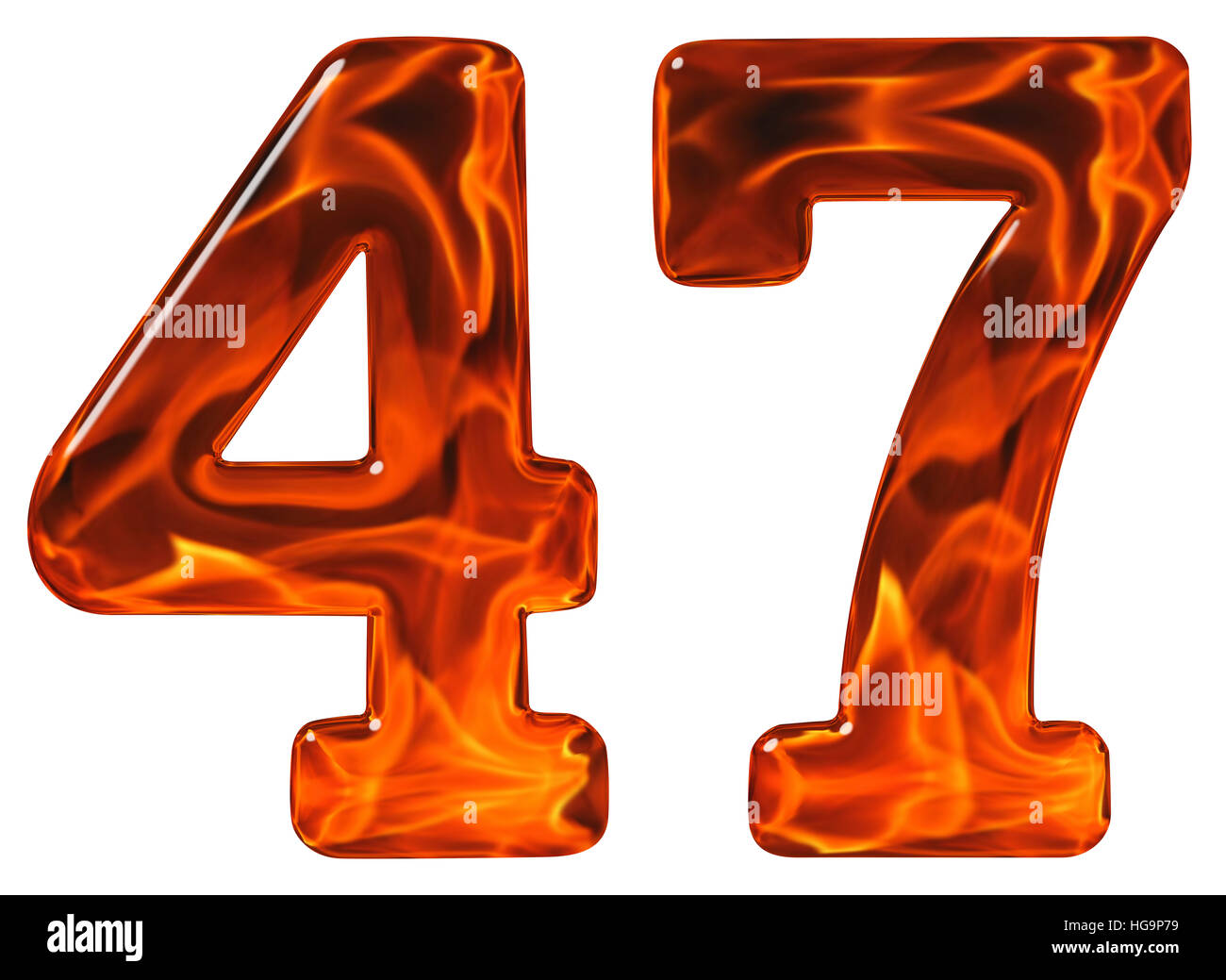 47 forty seven numeral hi-res stock photography and images - Alamy