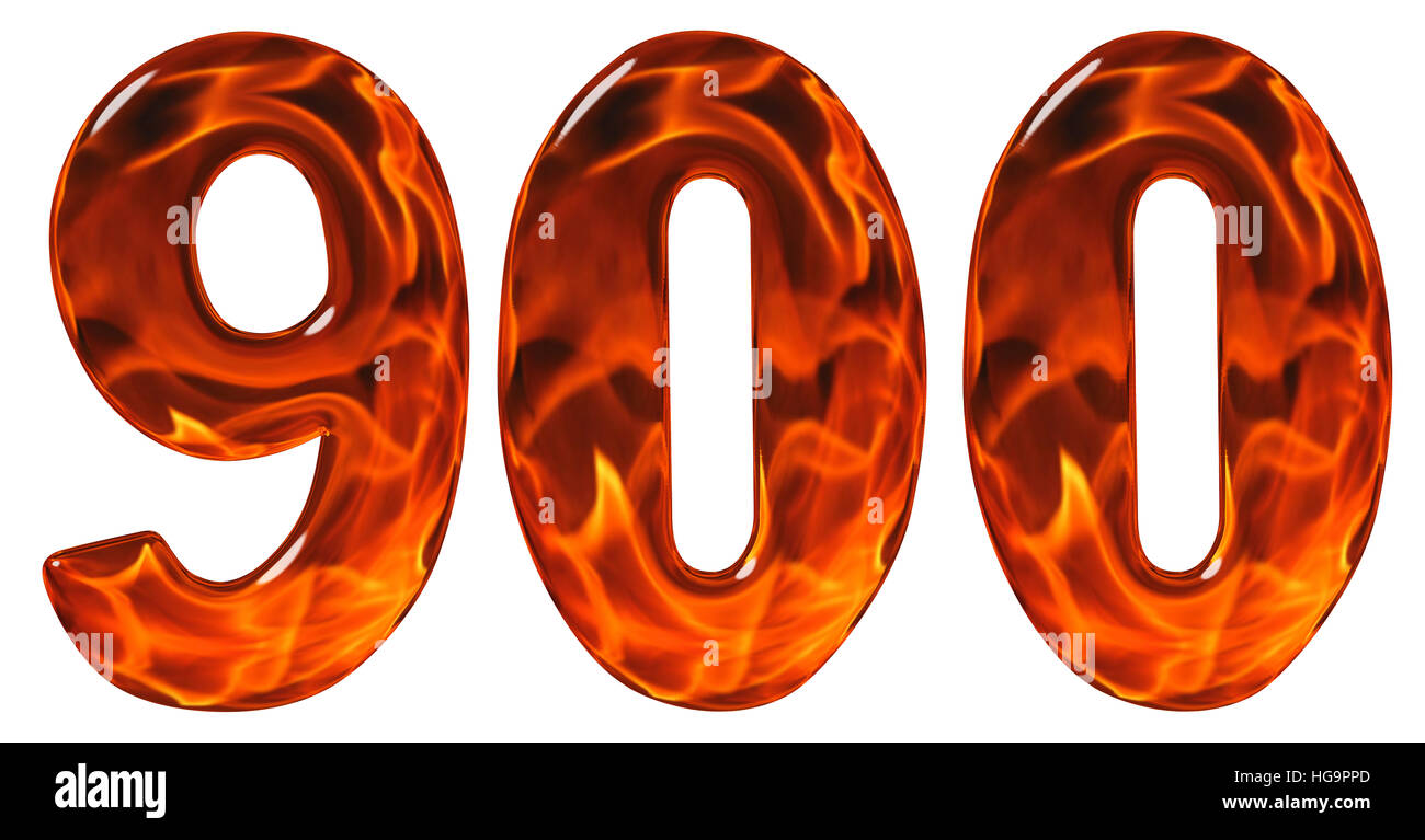 900, nine hundred, numeral, imitation glass and a blazing fire ... 900, nine hundred, numeral, imitation glass and a blazing fire ...
