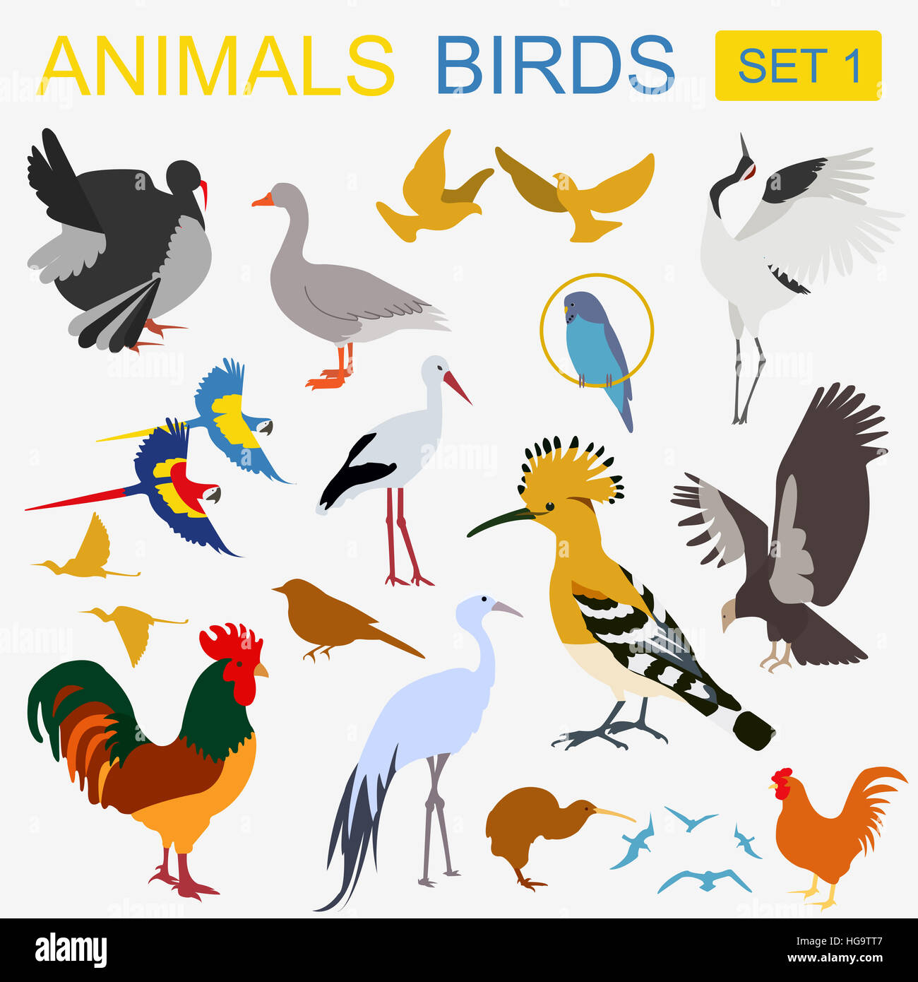 Eagle bird silhouette style hi-res stock photography and images - Alamy