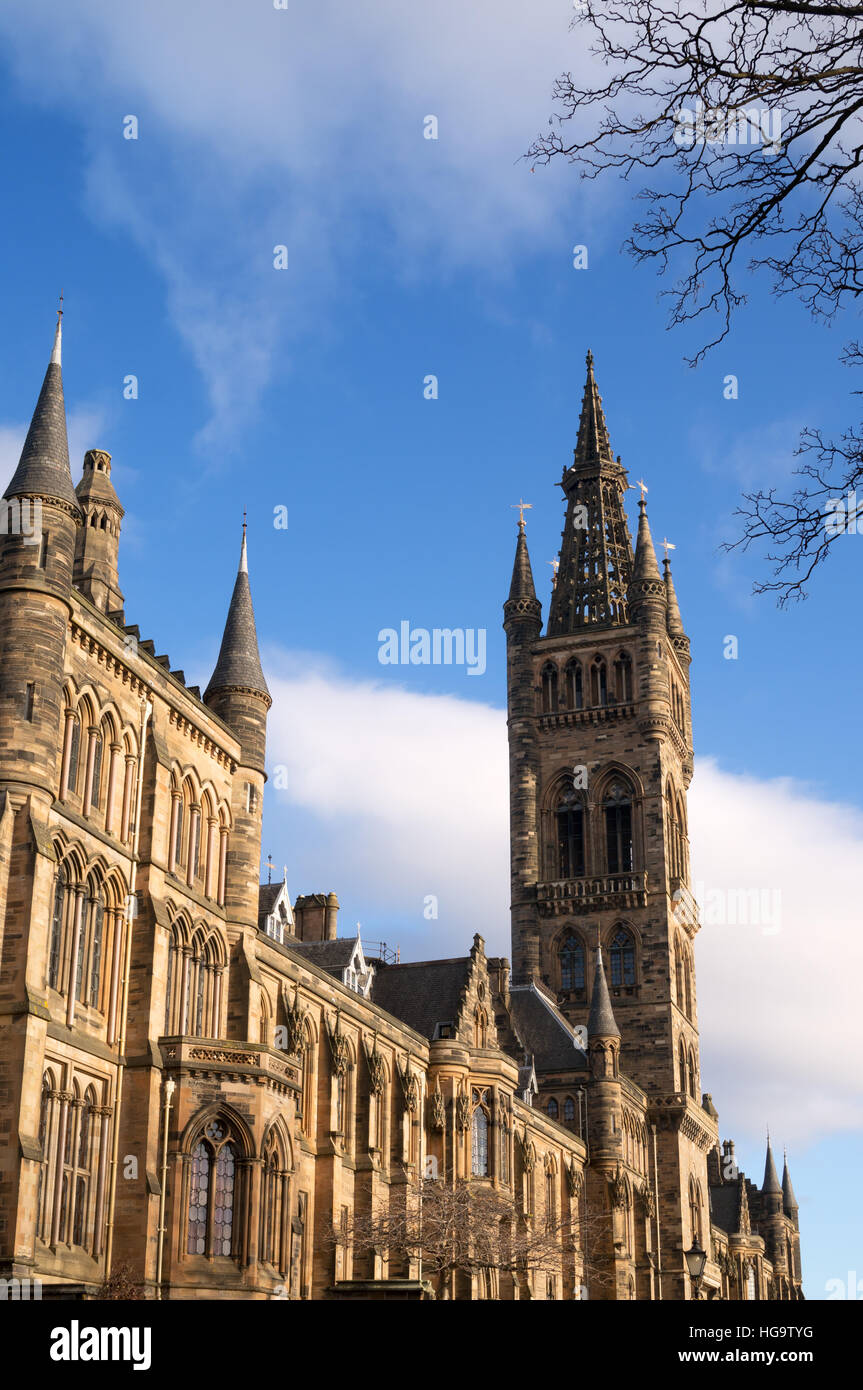University Of Glasgow Building Stock Photos & University Of Glasgow ...