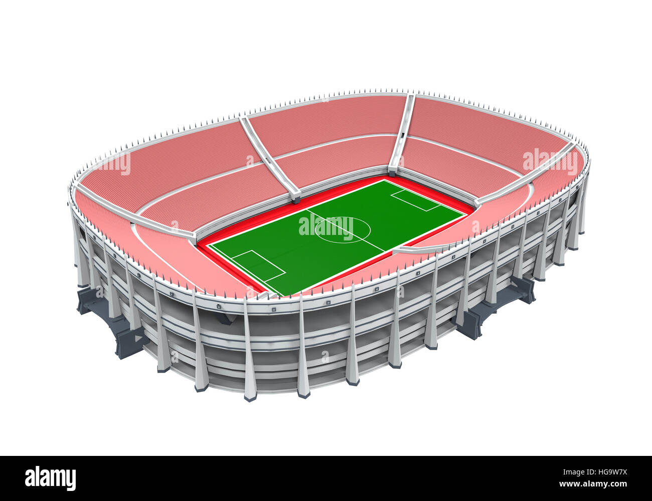 Cricket stadium view Cut Out Stock Images & Pictures - Alamy