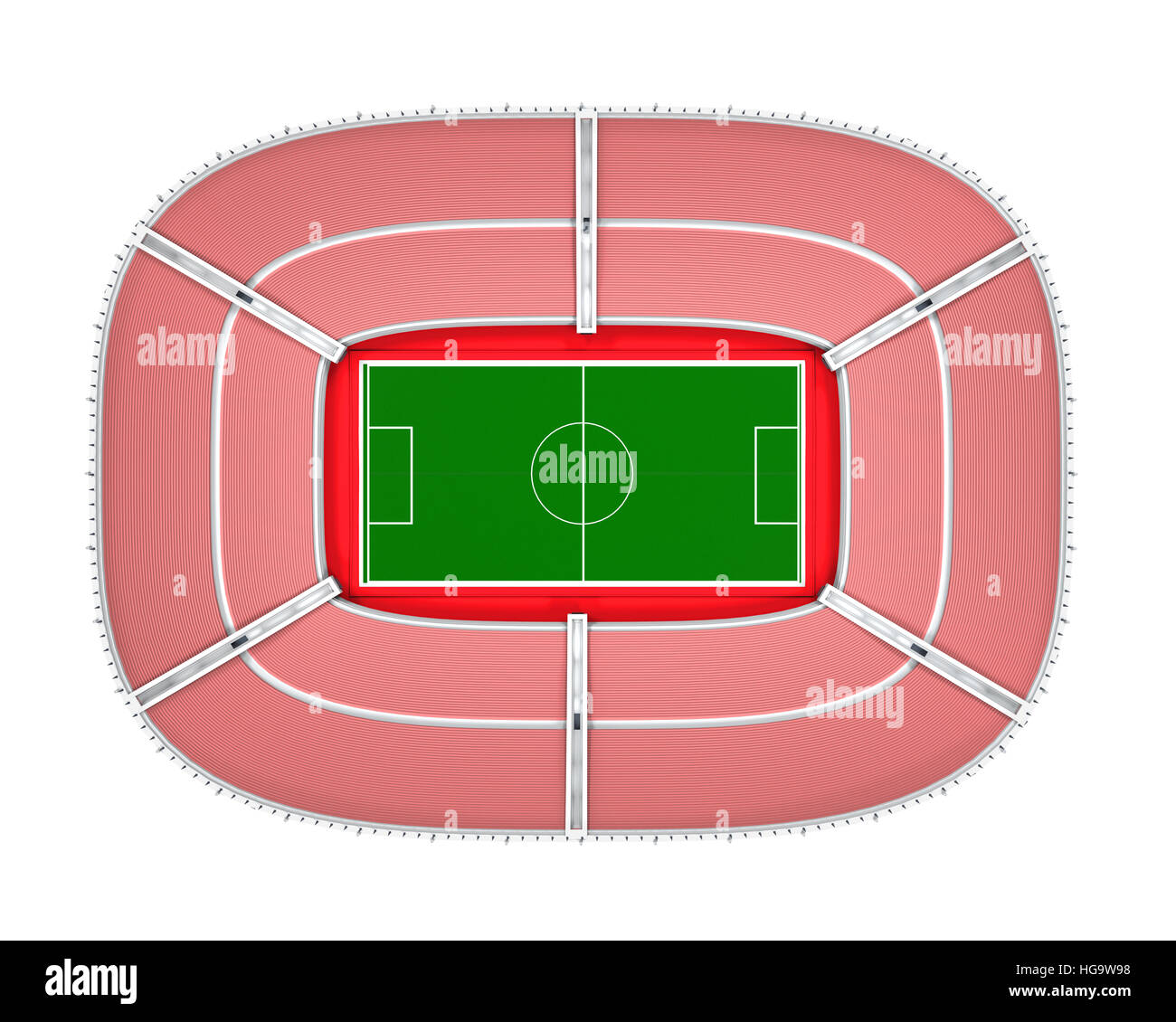 Cricket stadium view Cut Out Stock Images & Pictures - Alamy