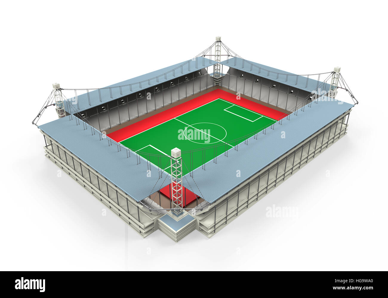 Cricket stadium view Cut Out Stock Images & Pictures - Alamy