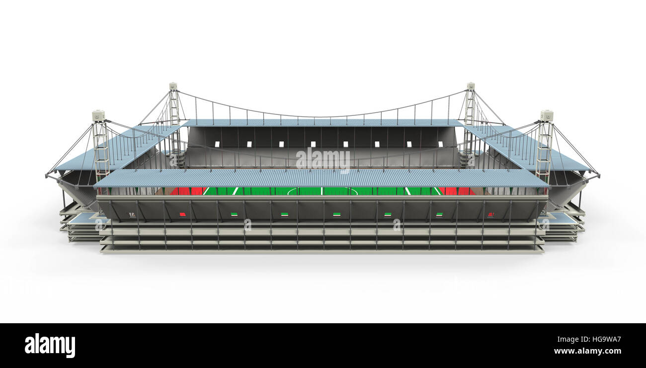 Stadium Building Isolated Stock Photo - Alamy