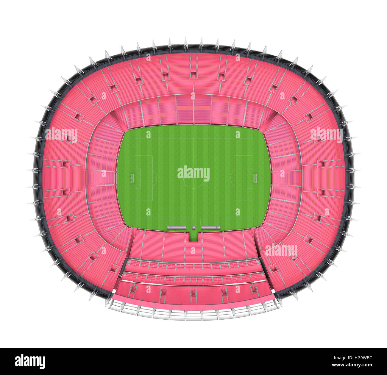 Cricket stadium top view hi-res stock photography and images - Alamy