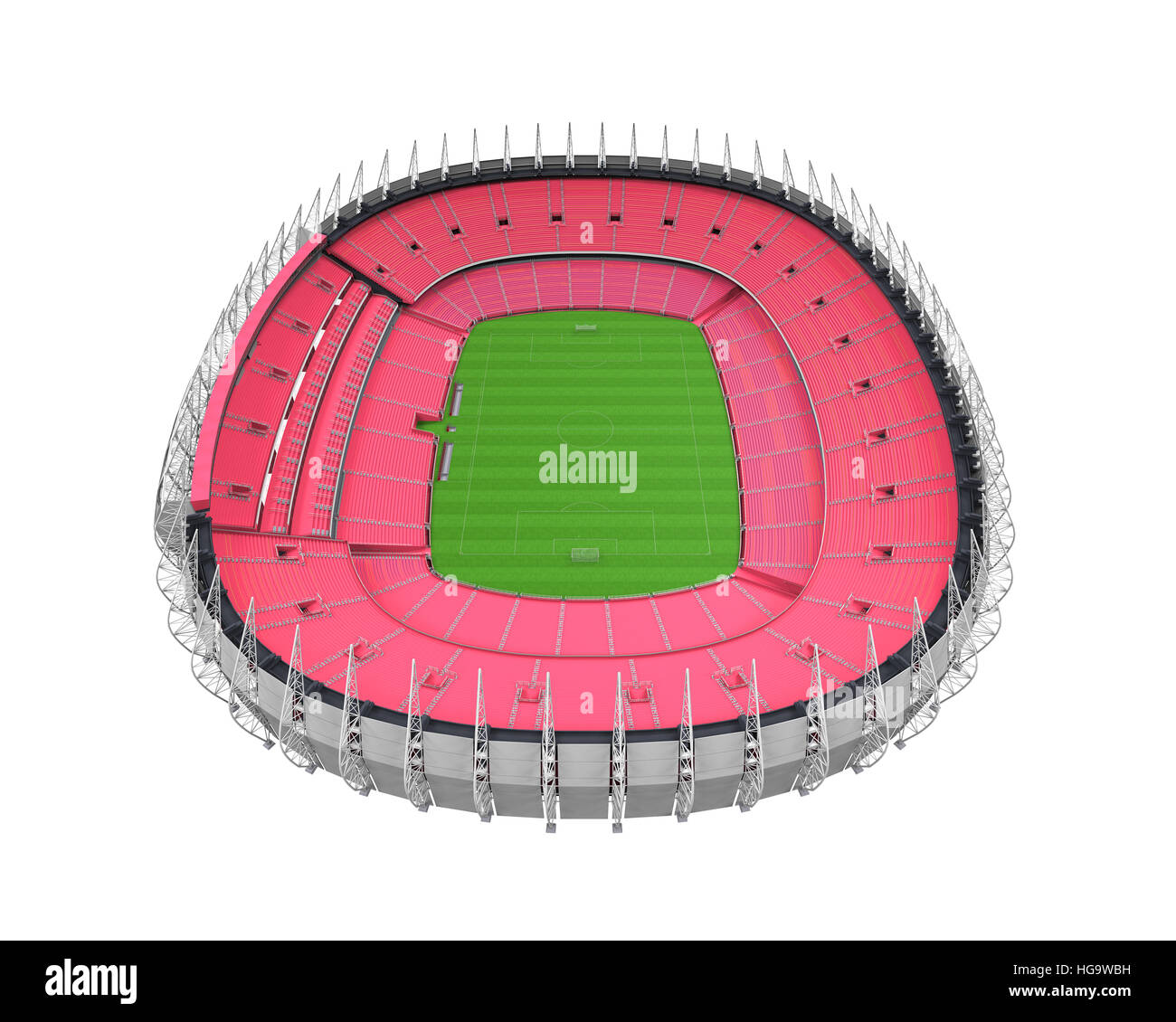 Cricket stadium view Cut Out Stock Images & Pictures - Alamy