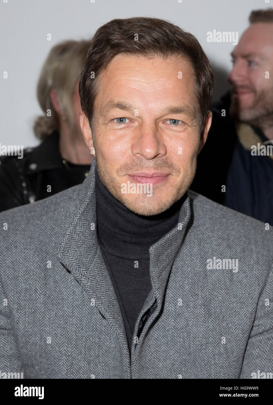 Paul Sculfor on the front row during the Katie Eary London Fashion Week ...