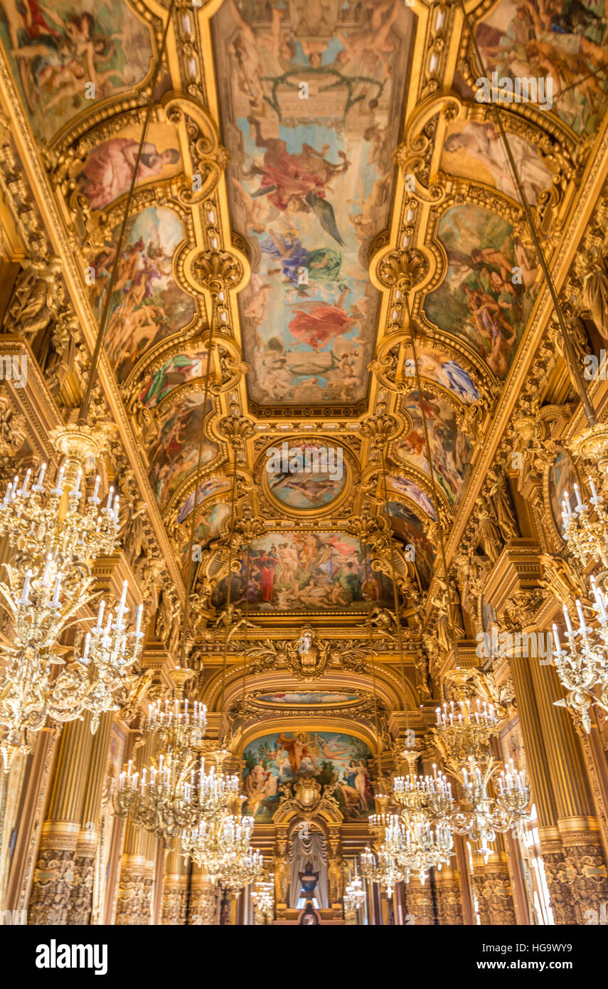The ceiling of the opera hi-res stock photography and images - Alamy