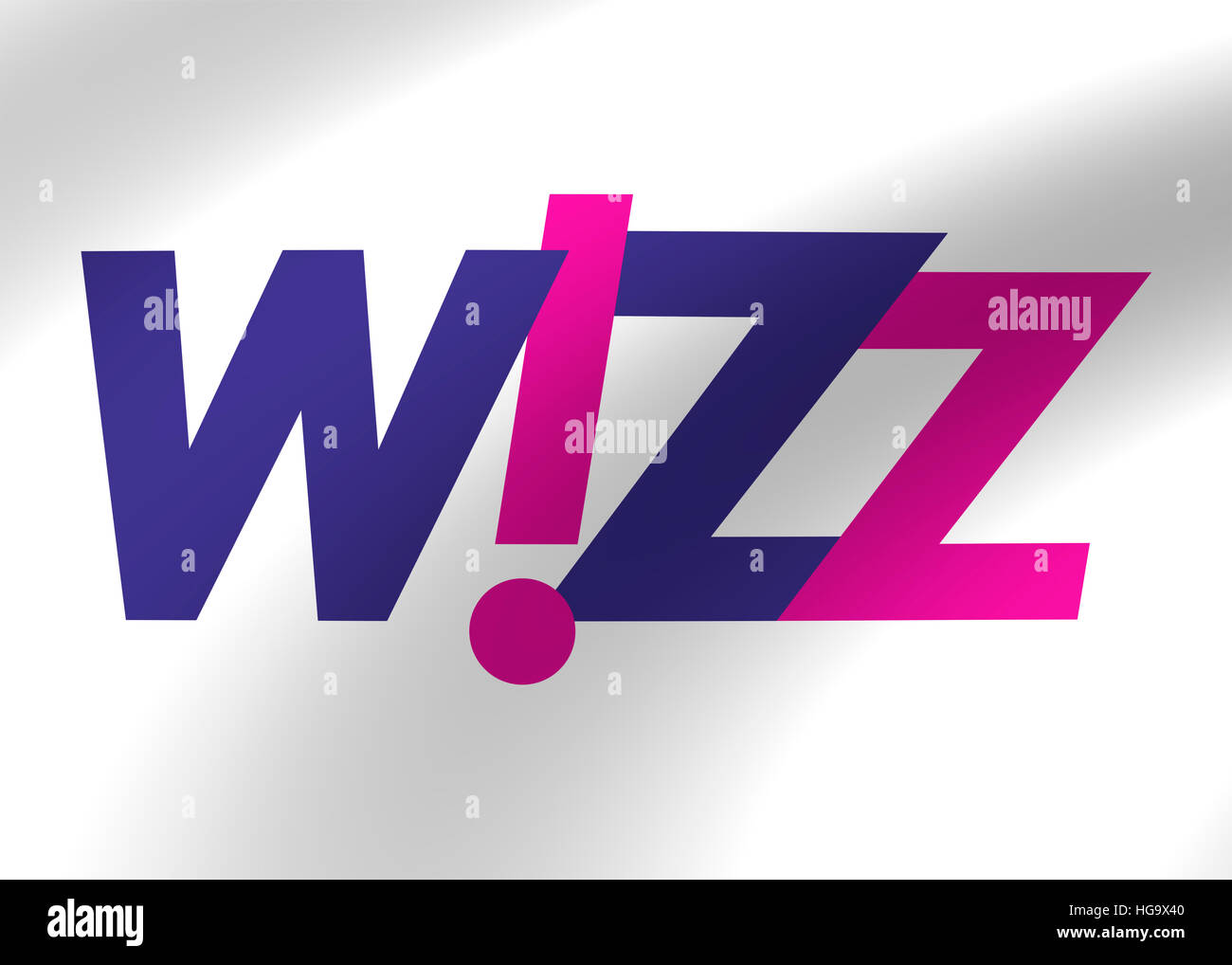 WIZZ logo icon flag symbol Stock Photo - Alamy